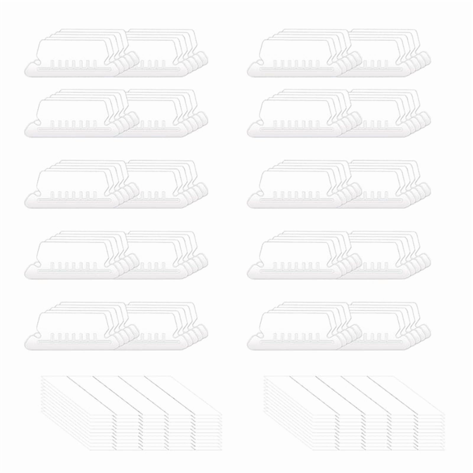 100 x label clips 100 x label paper(10 pages, 10 pieces per sheet)-As ...