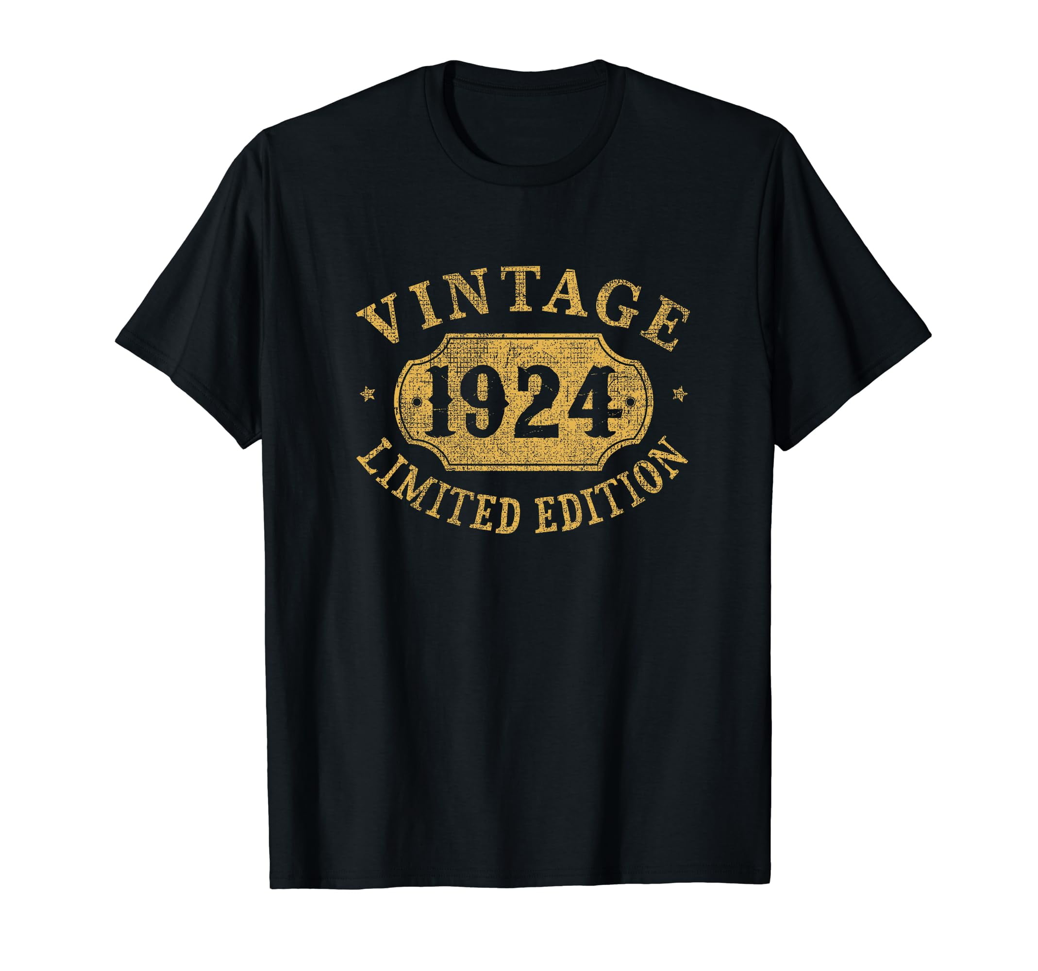 100 years old 100th Birthday Anniversary Best Limited 1924 T-Shirt ...
