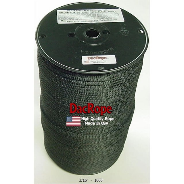 1000' - 1/8" Ham Radio Antenna Support Rope - First Quality Polester ...