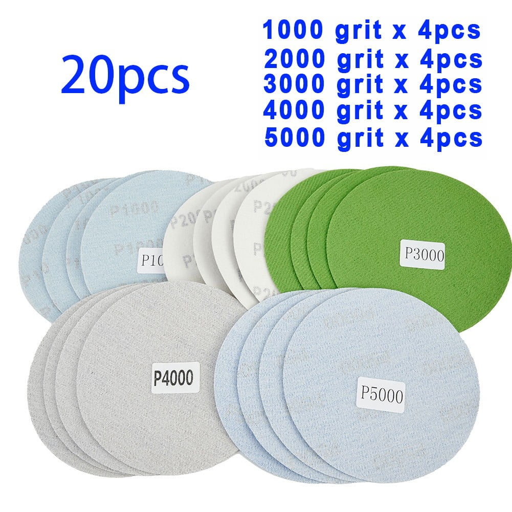 1000-5000 Grit Sanding Disc Polishing Grinding Sandpaper Pad Furniture ...
