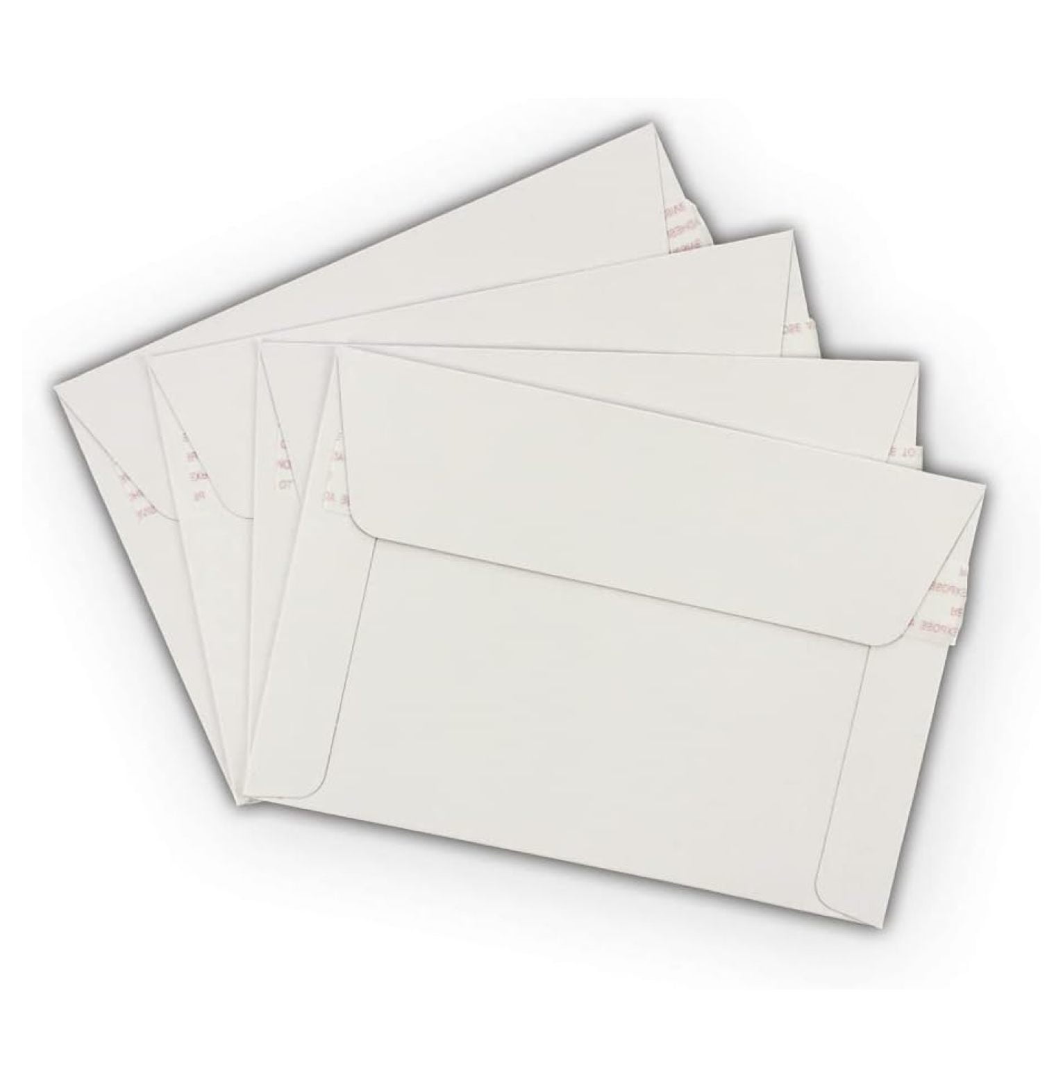 1000 6.5 x 4.5 Rigid Photo Mailers Stay Flats White Cardboard Self Seal ...