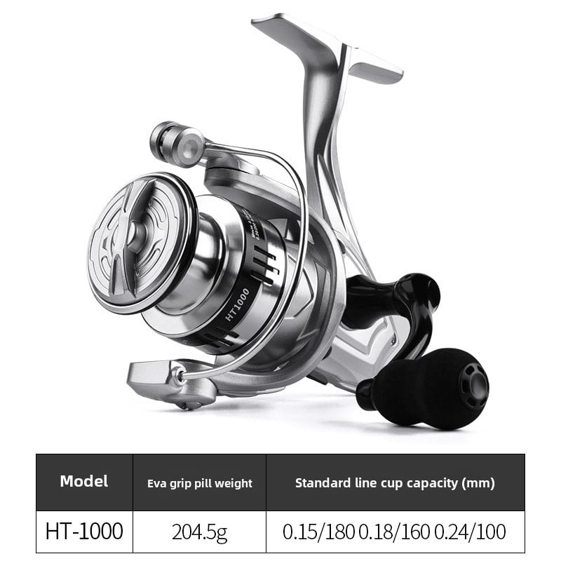 1000-7000 Full Metal Spool Jigging Trolling Long Shot Casting and Salt ...