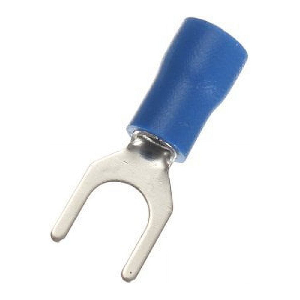 1000#8 Fork/Spade Terminal Connectors 16-14 Gauge (Blue) by A Plus ...