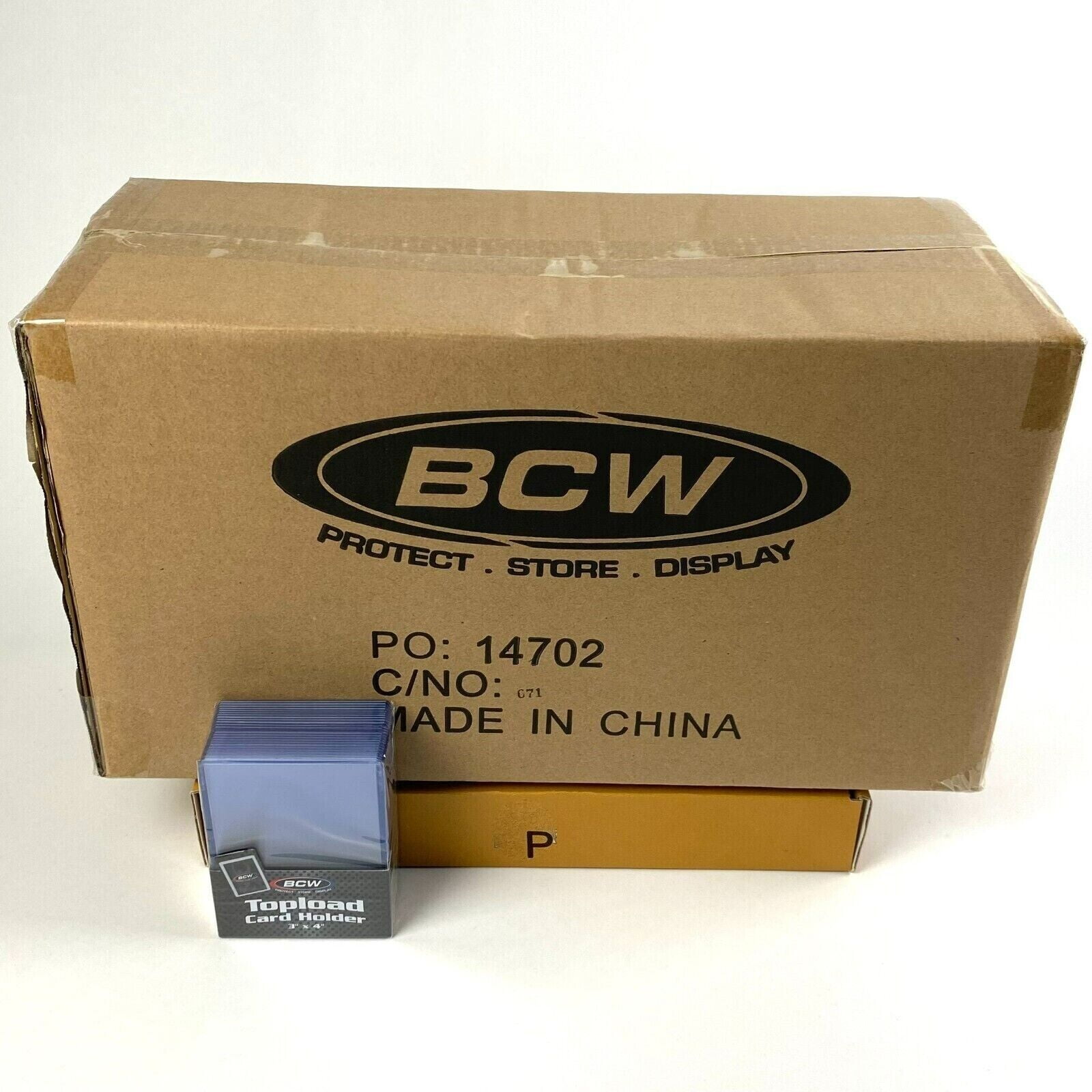 (1000) BCW 3x4 Regular Trading Card Toploaders Rigid Cases Top Loaders ...