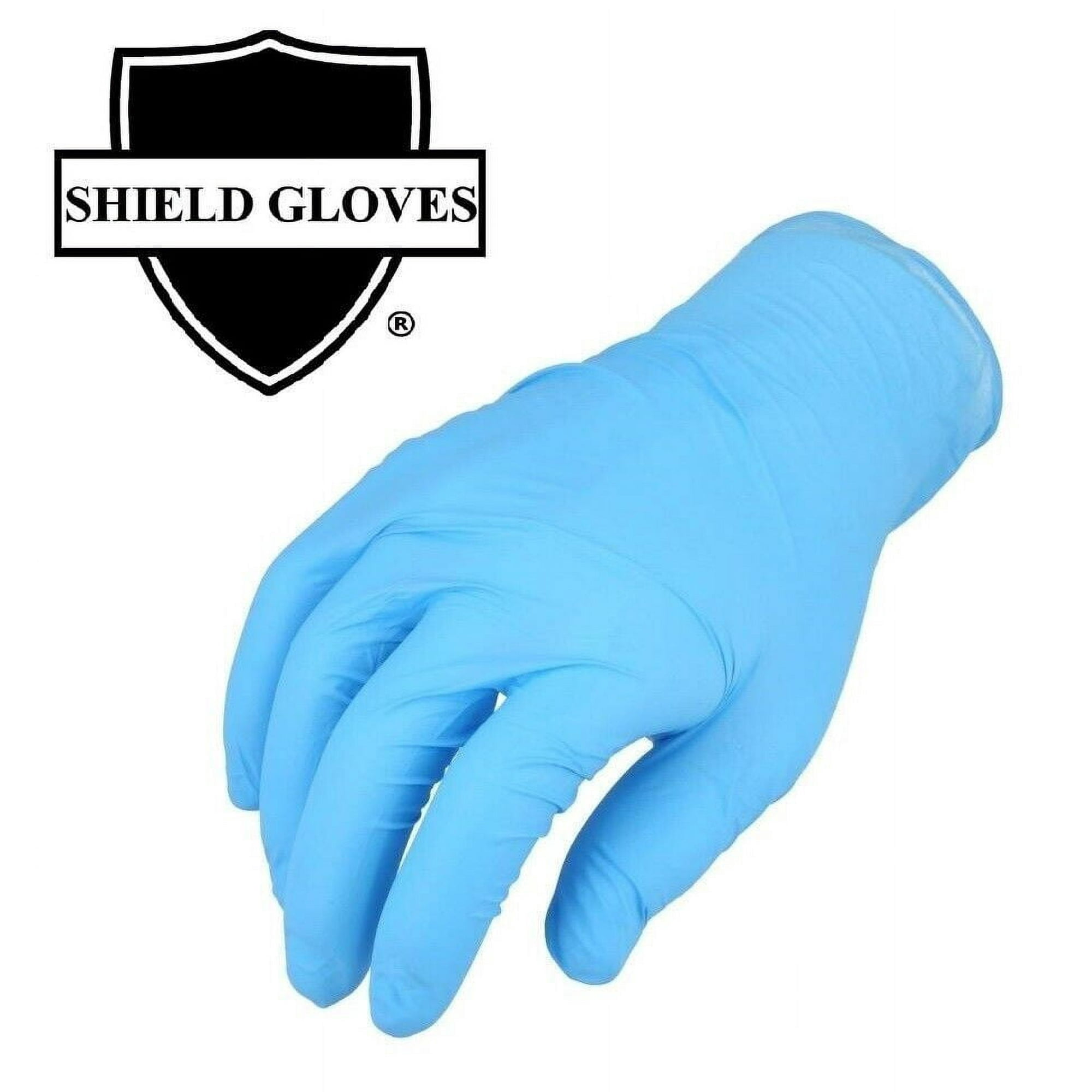 1000 Blue Nitrile 4 Mil X-Large Latex & Powder Free Exam Grade ...