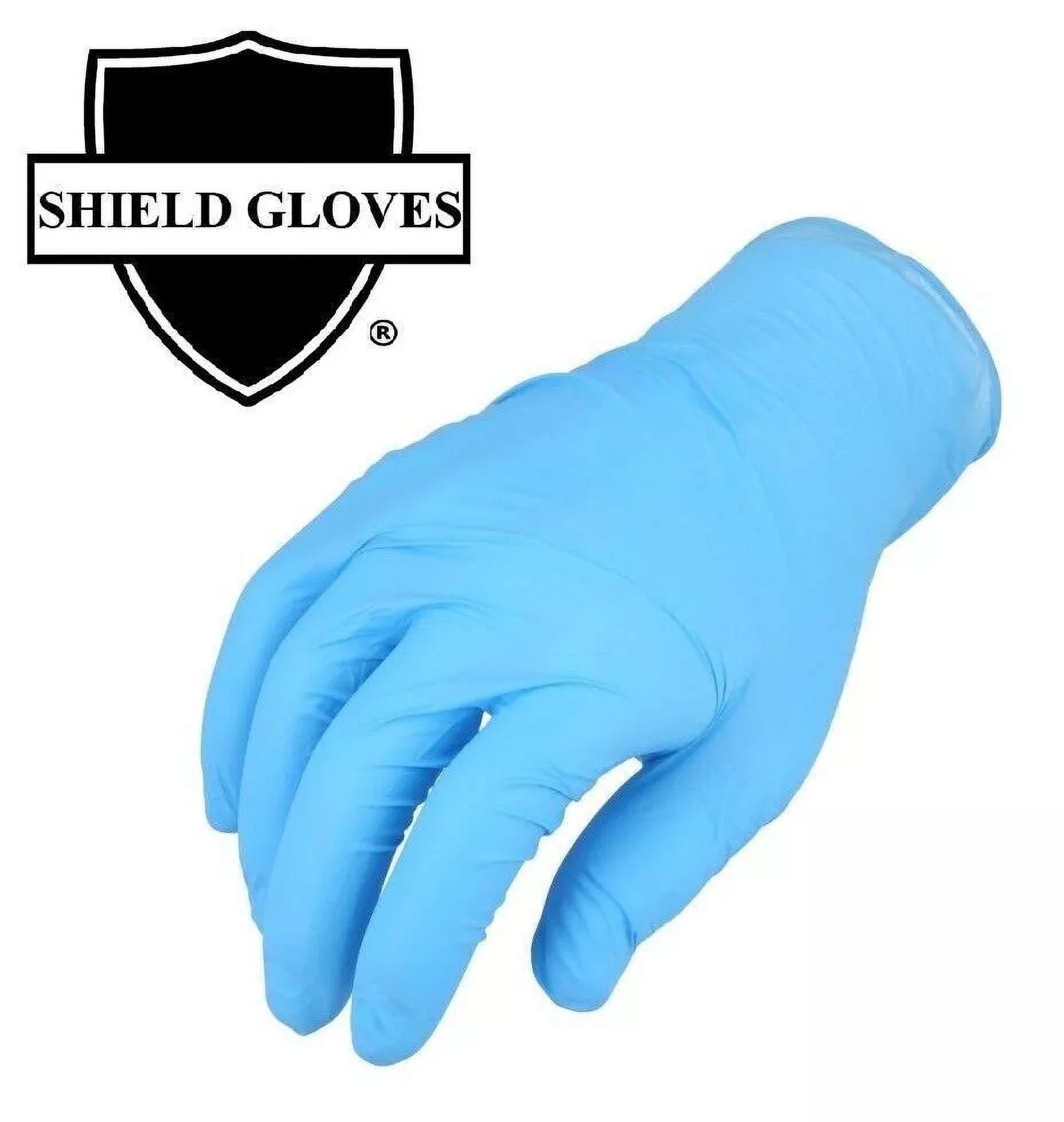 1000 Blue Nitrile Medium 8 Mil Medical Exam Latex & Powder Free ...