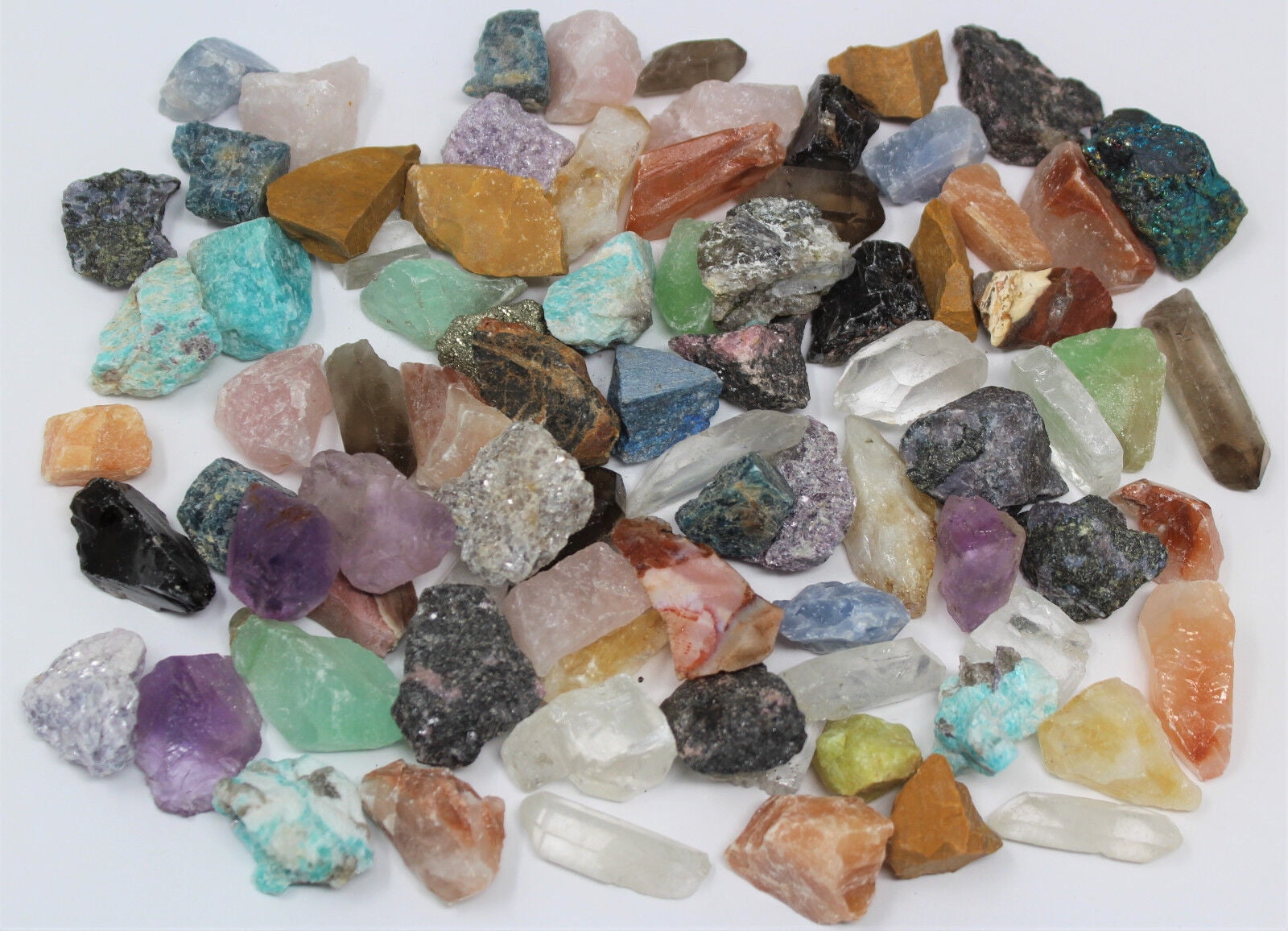 1000 Carat Bulk MINIATURE Crafters Collection Gems Crystals Natural Raw ...