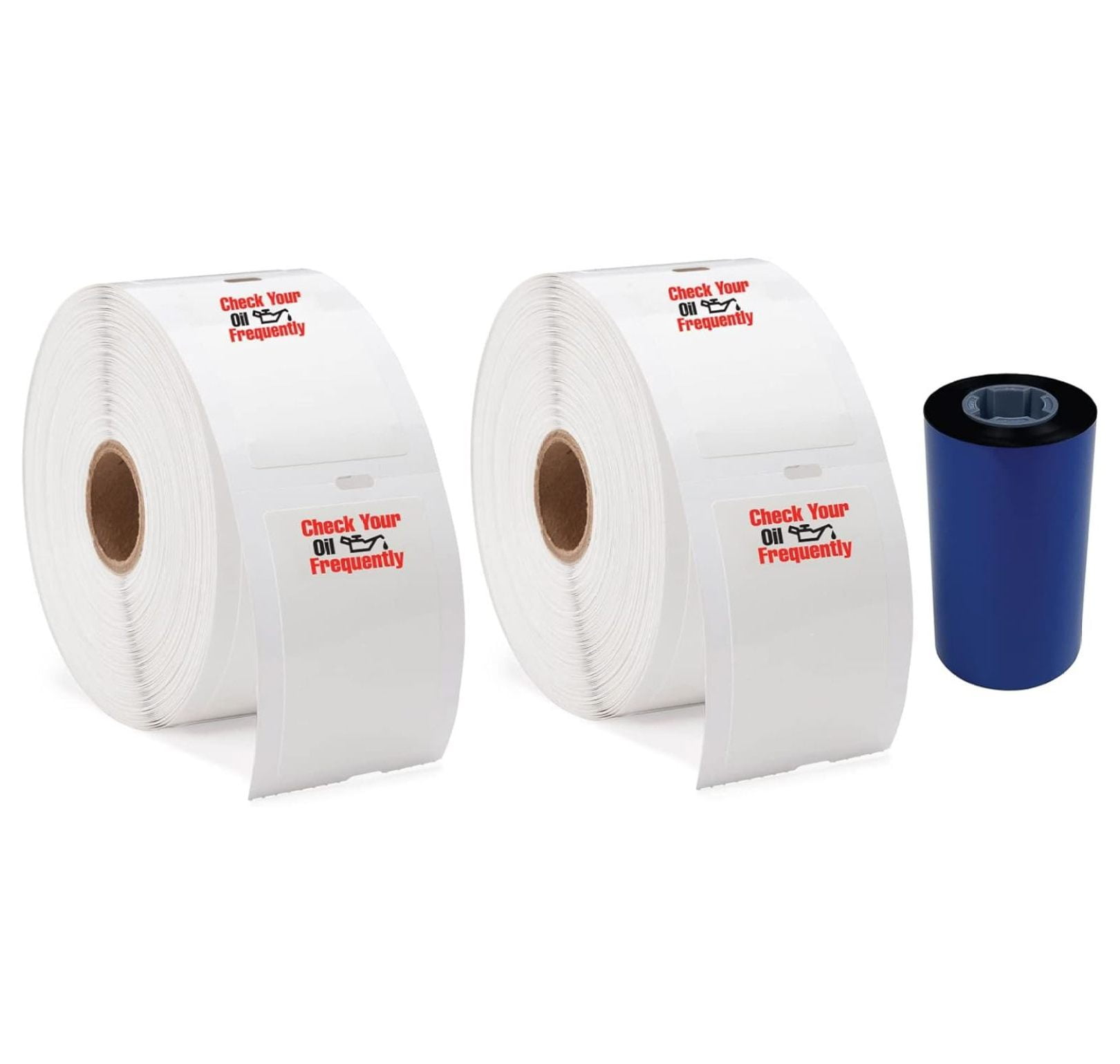 (1000) Check Your Oil Frequently Static Cling Oil Printer Stickers ...