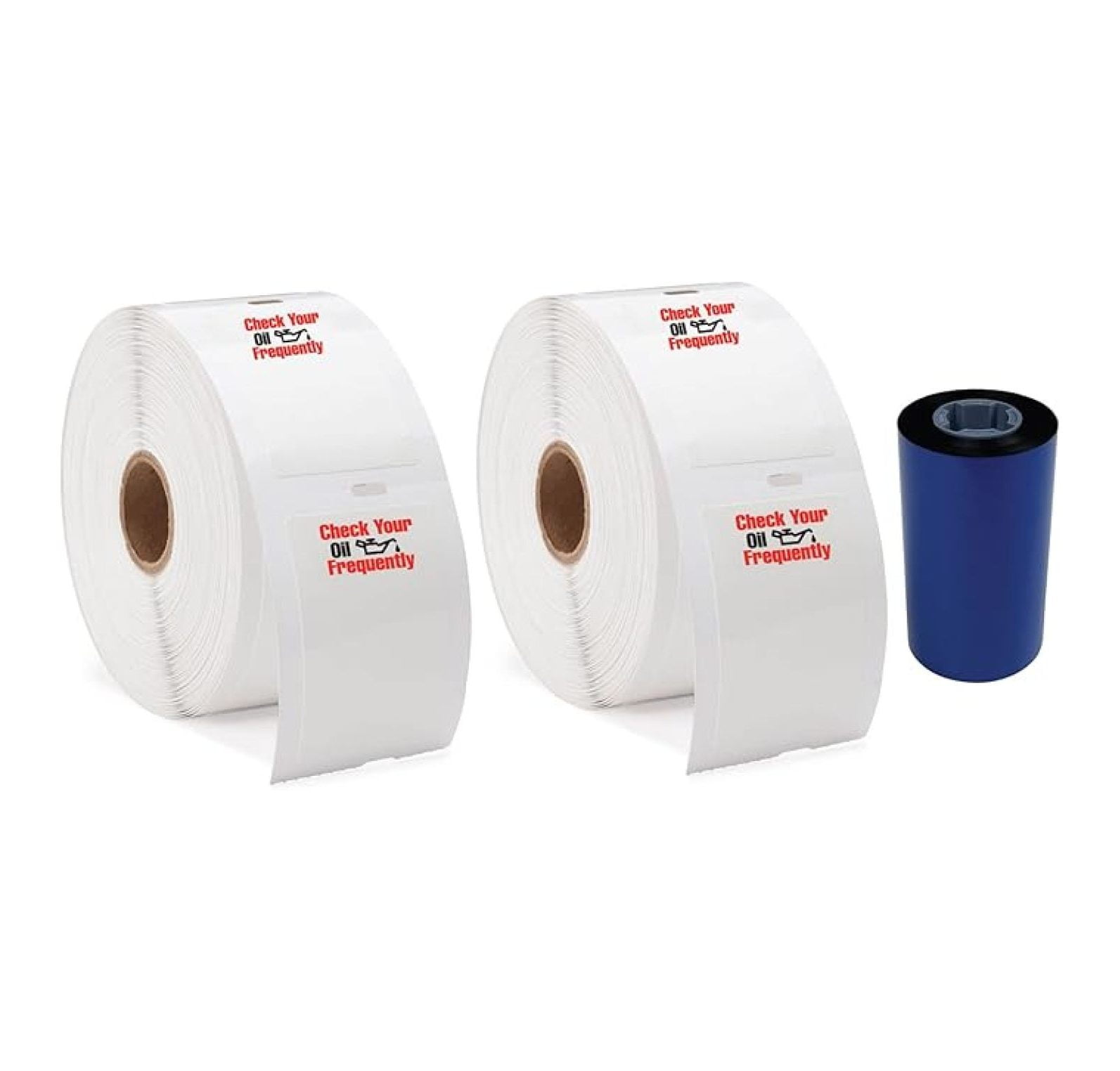 (1000) Check Your Oil Frequently Static Cling Oil Printer Stickers ...