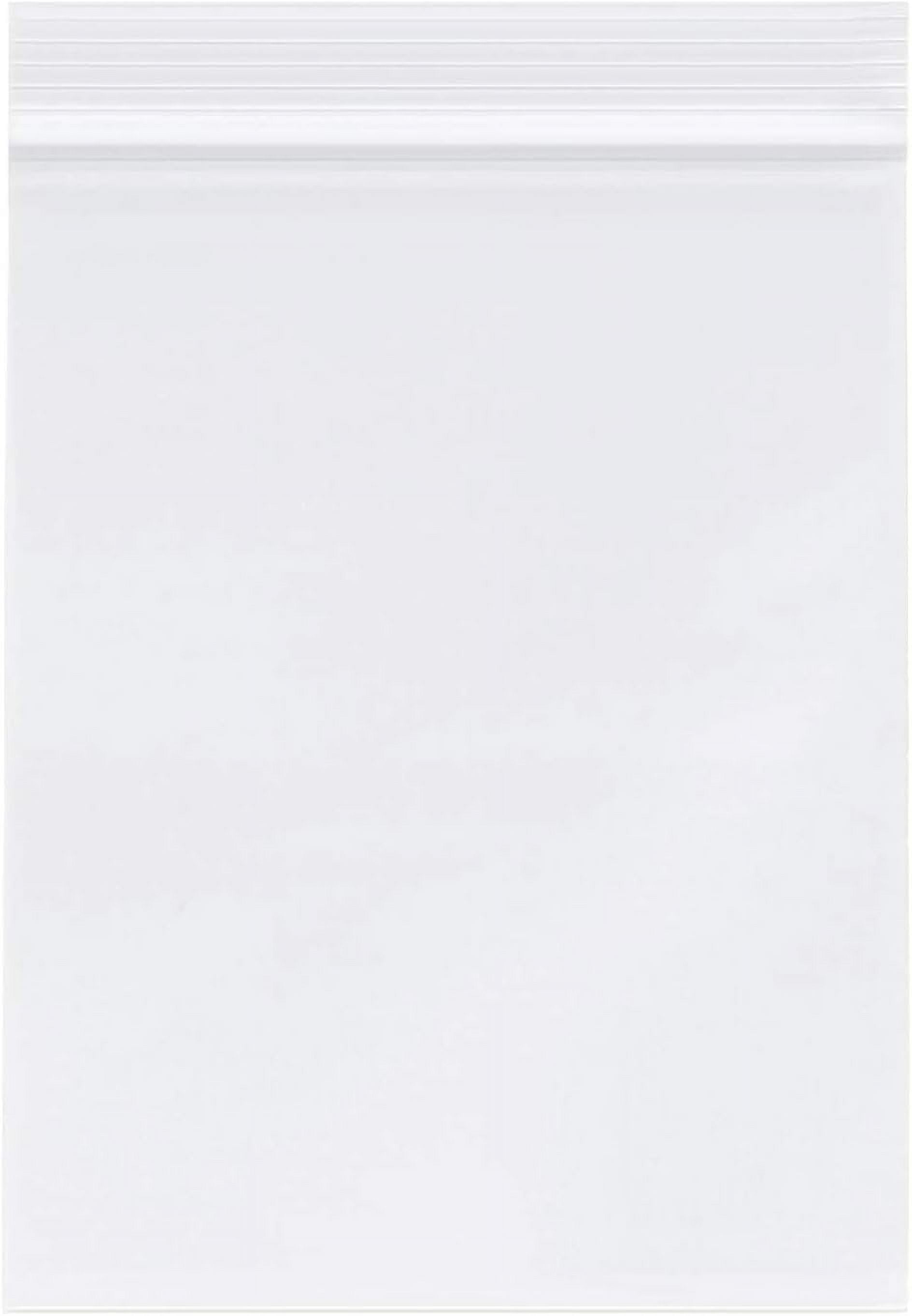 1000 Clear Plastic Zip Lock Bags Heavy Duty 6x9 inch Resealable Poly ...