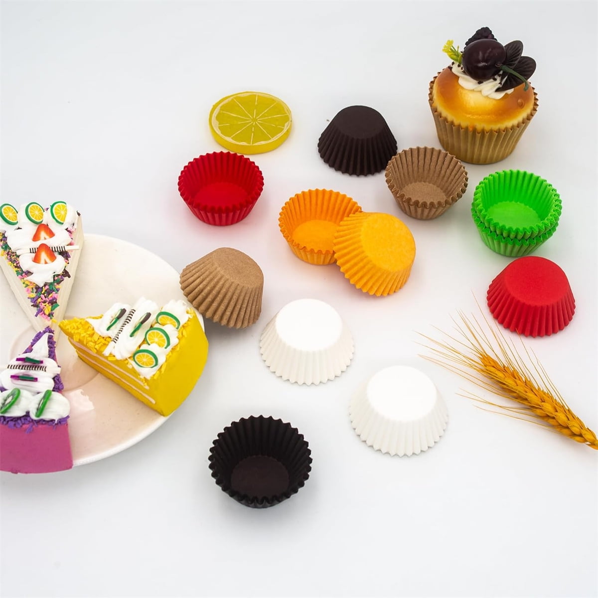 1000 Count Bright Color Baking Cups,Portable Mini Muffin Cups ...