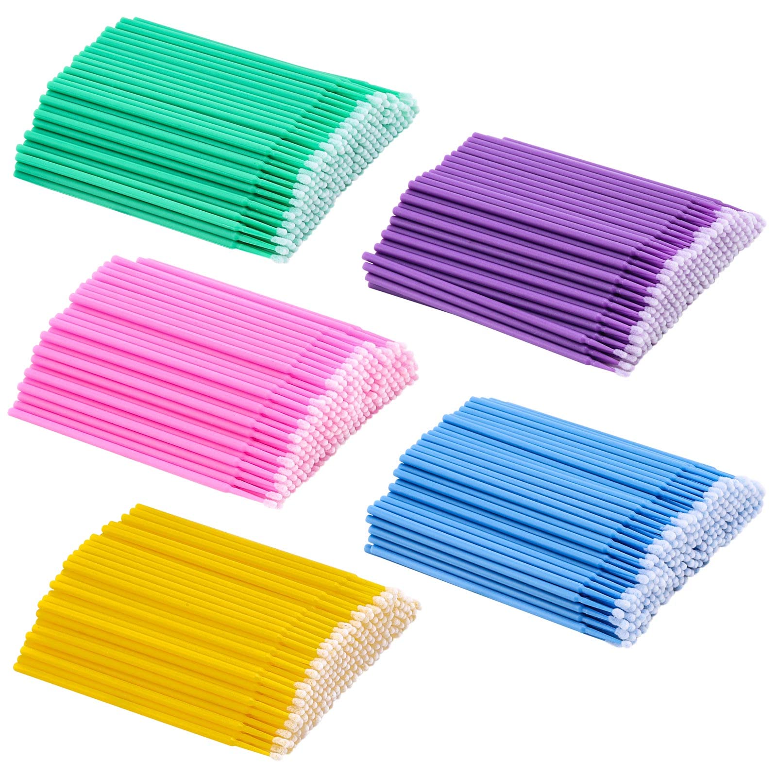 1000 Count Dental Applicators Microbrush Micro Swabs for Eyelash ...