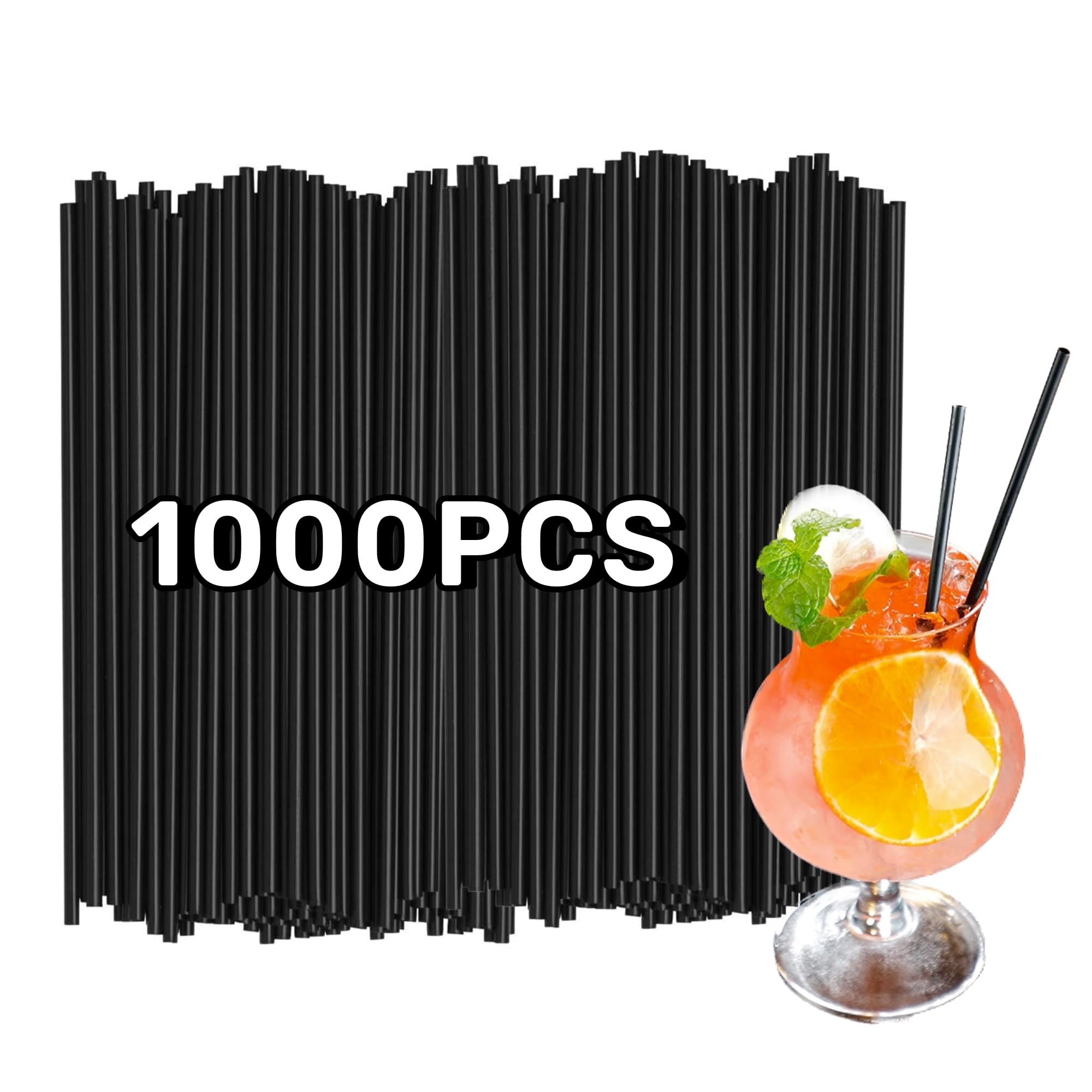 1000 Counts Coffee & Cocktail Stirrers/Straws, MODANU 8.26 inch ...