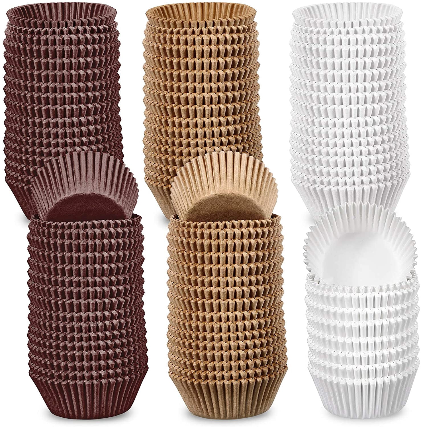 1000 Counts Cupcake Liners for Baking Liners Paper Cupcake Wrappers ...