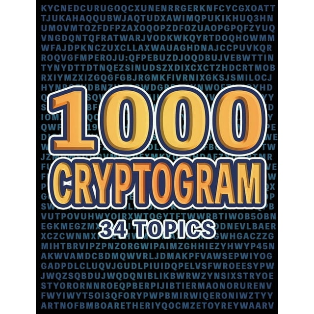 1000 Cryptogram Puzzle Book: Decipher the Code, A World of Puzzles ...