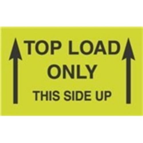 1000 - #DL2701 3x5" Top Load Only Label This Side Up (Arrows) - Walmart.com