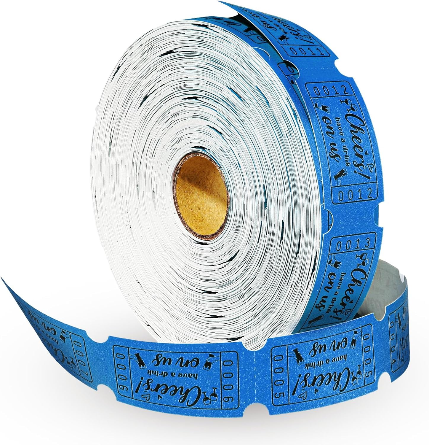 1000 Drink Tickets Roll Raffle Tickets 2 x 1 Inches Single Roll ...
