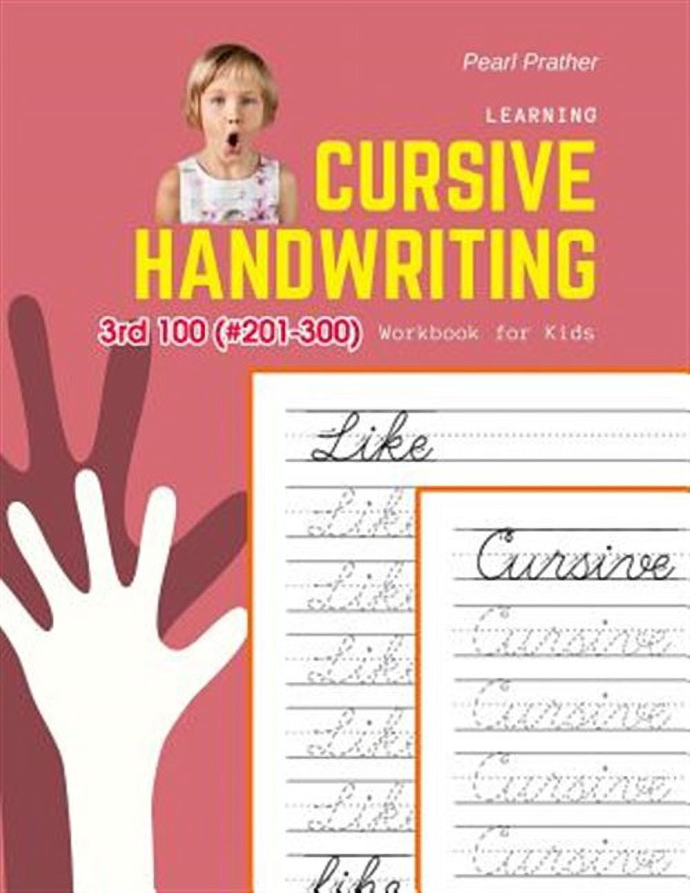 1000 English Fry Sight Words Cursive Handwriting: Learning Cursive ...