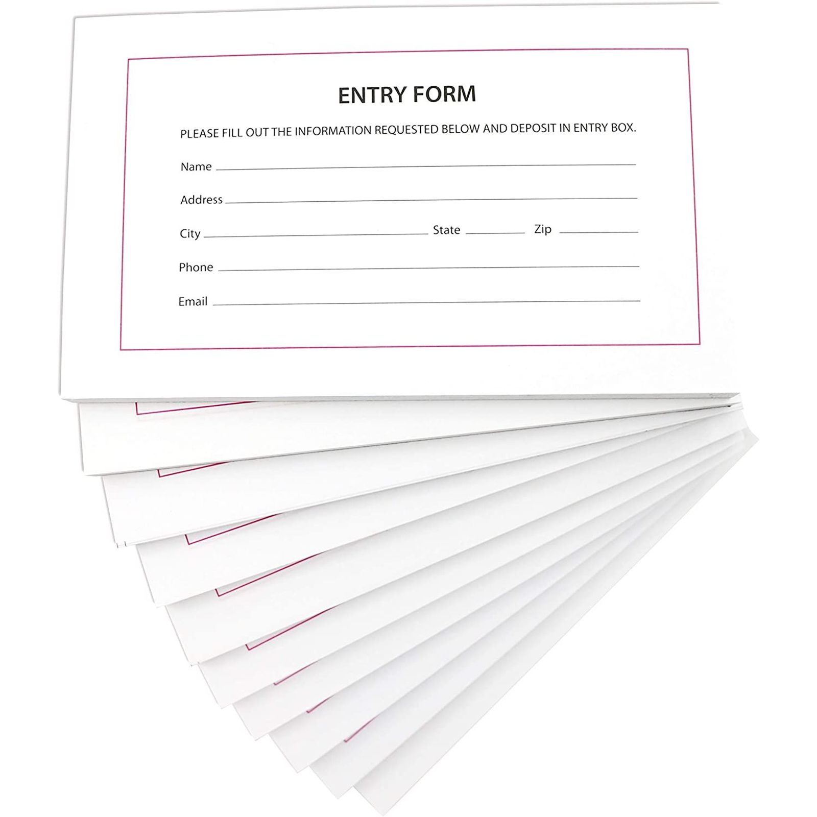 Adams Guest Check Form Pads, Single Part, Perforated, 50 Sh/Pad ...