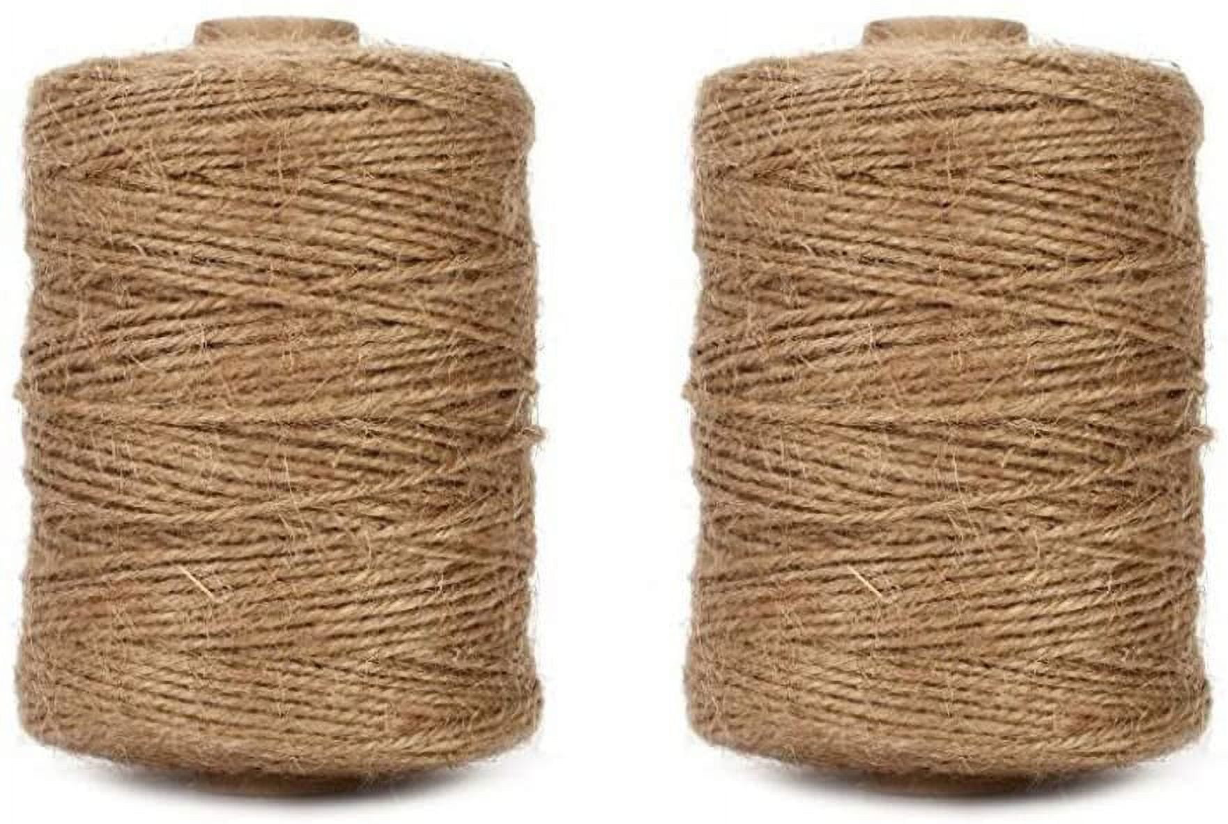 1000 Feet Natural Jute Twine, 2mm Twine String for Arts and Crafts ...