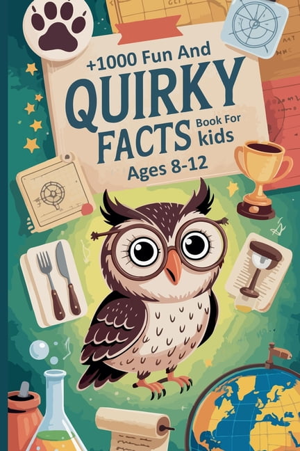 +1000 Fun and Quirky Facts Book For kids Ages 8-12, (Paperback ...