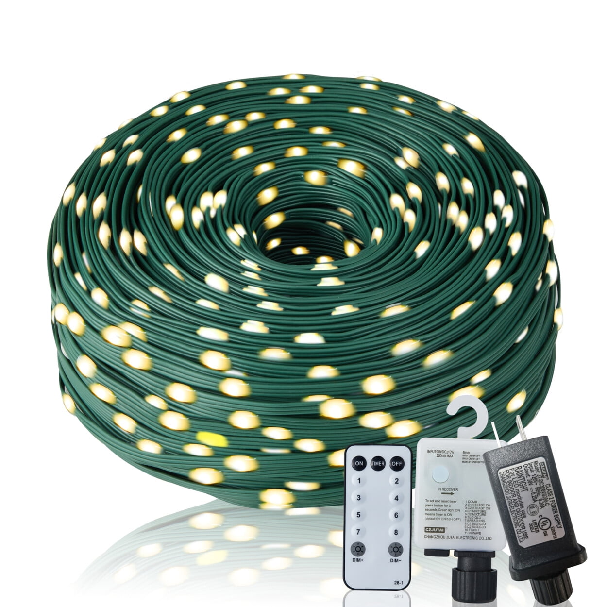 1000 LED Christmas String Lights with Remote Control, 328Ft Christmas ...