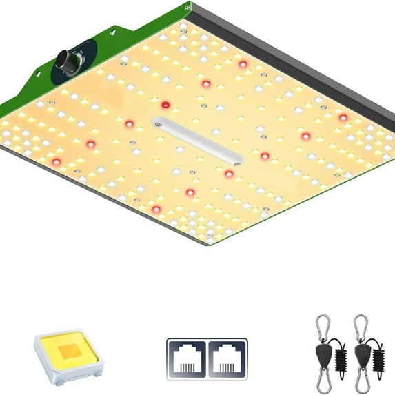 1000 LED Grow Light for Seed Starting Vegetables Bloom, Dimmable Plant ...