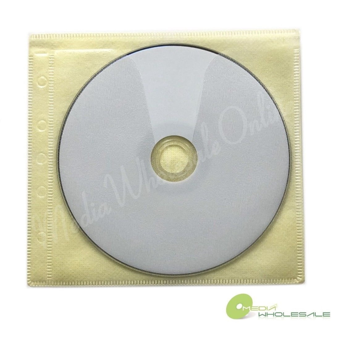 1000 Non Woven CD DVD Yellow Color Double Sided Plastic Sleeve - HOLD ...
