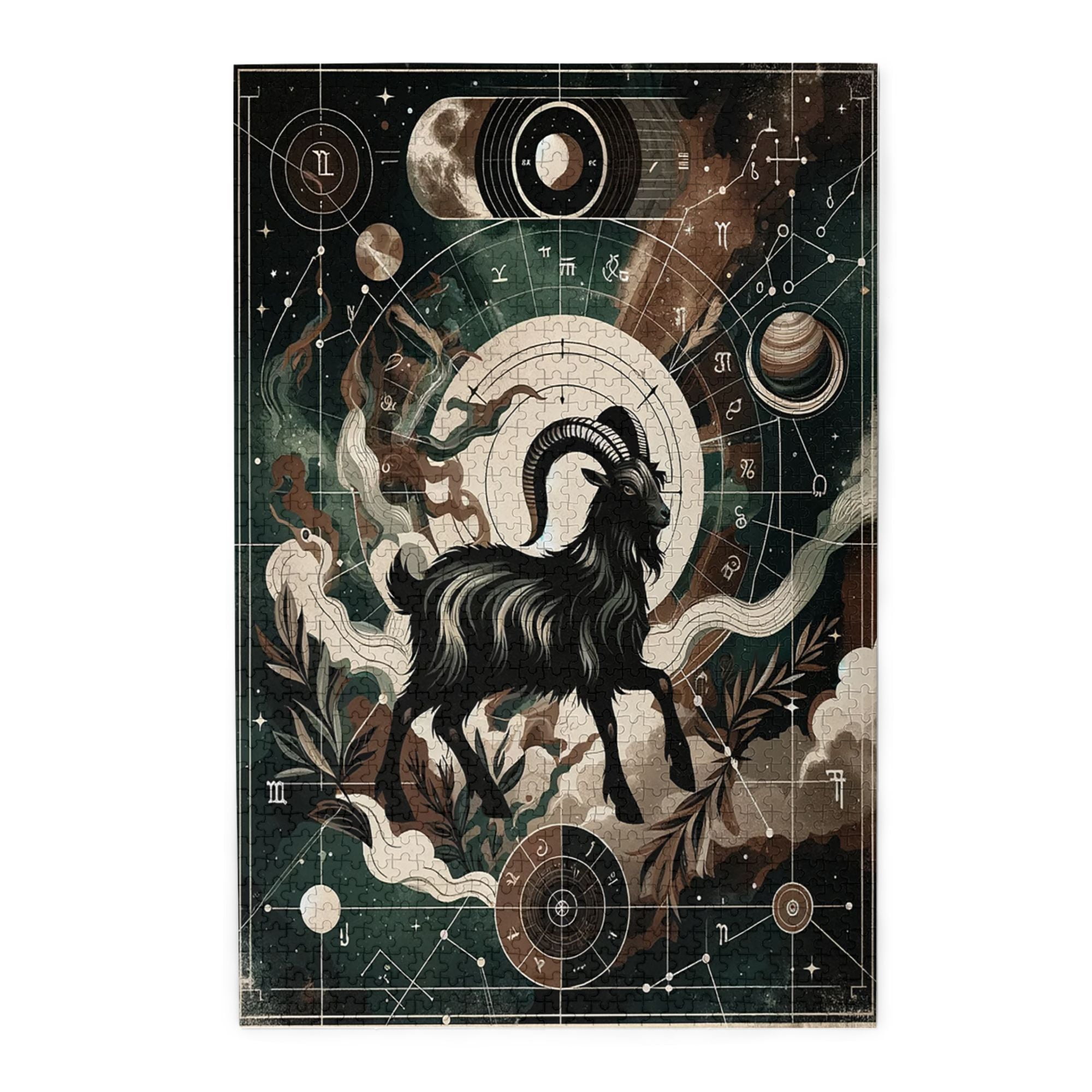 1000 PCS 1000 Piece Jigsaw Puzzles Capricorn Zodiac Sign,Challenging ...