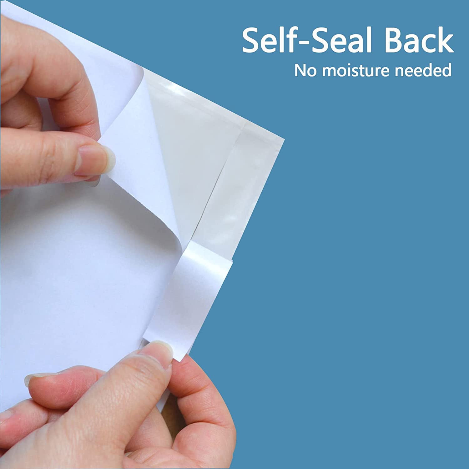 1000 PCS 7"x 10" Clear Self-Adhesive Packing List Envelopes - Plastic ...