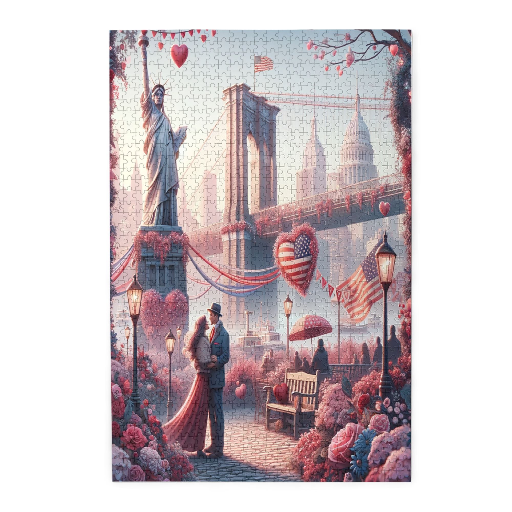 1000 PCS American Romance Love 1000 Piece Jigsaw Puzzle For Adults ...