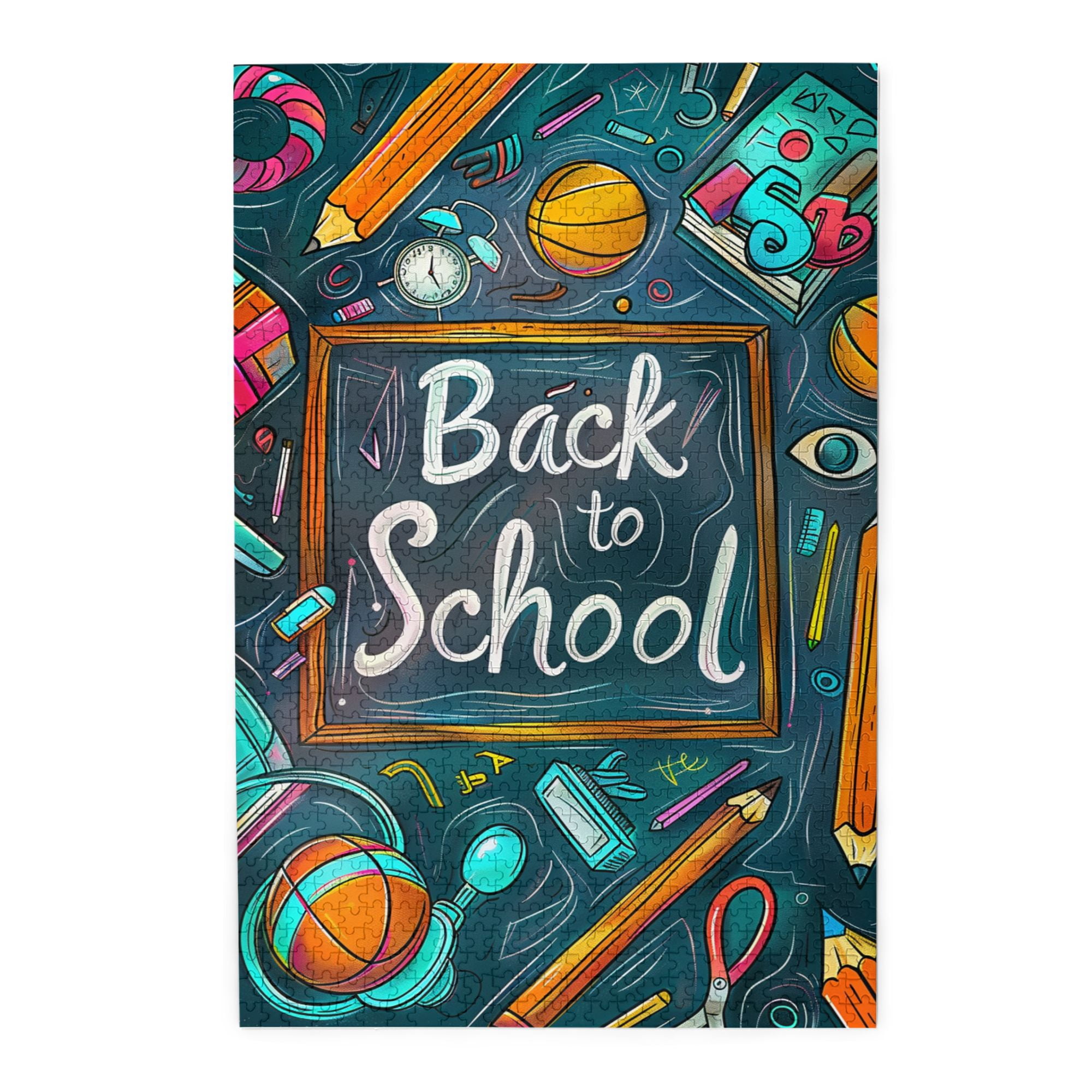 1000 PCS Back to School Slogan Pencil stationery jigsaw puzzles 1000 ...