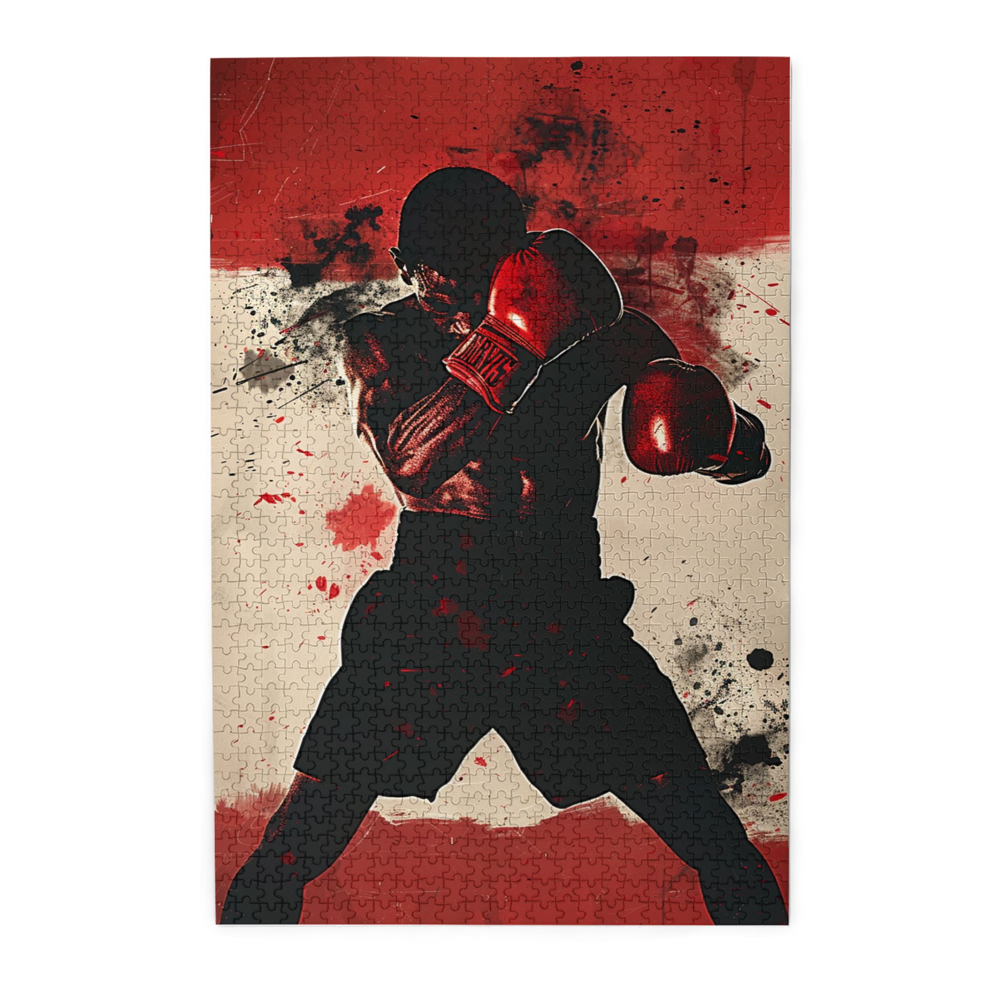 1000 PCS Brave Boxer 1000 Piece Vibrant Jigsaw Puzzle,Stress Relieving ...