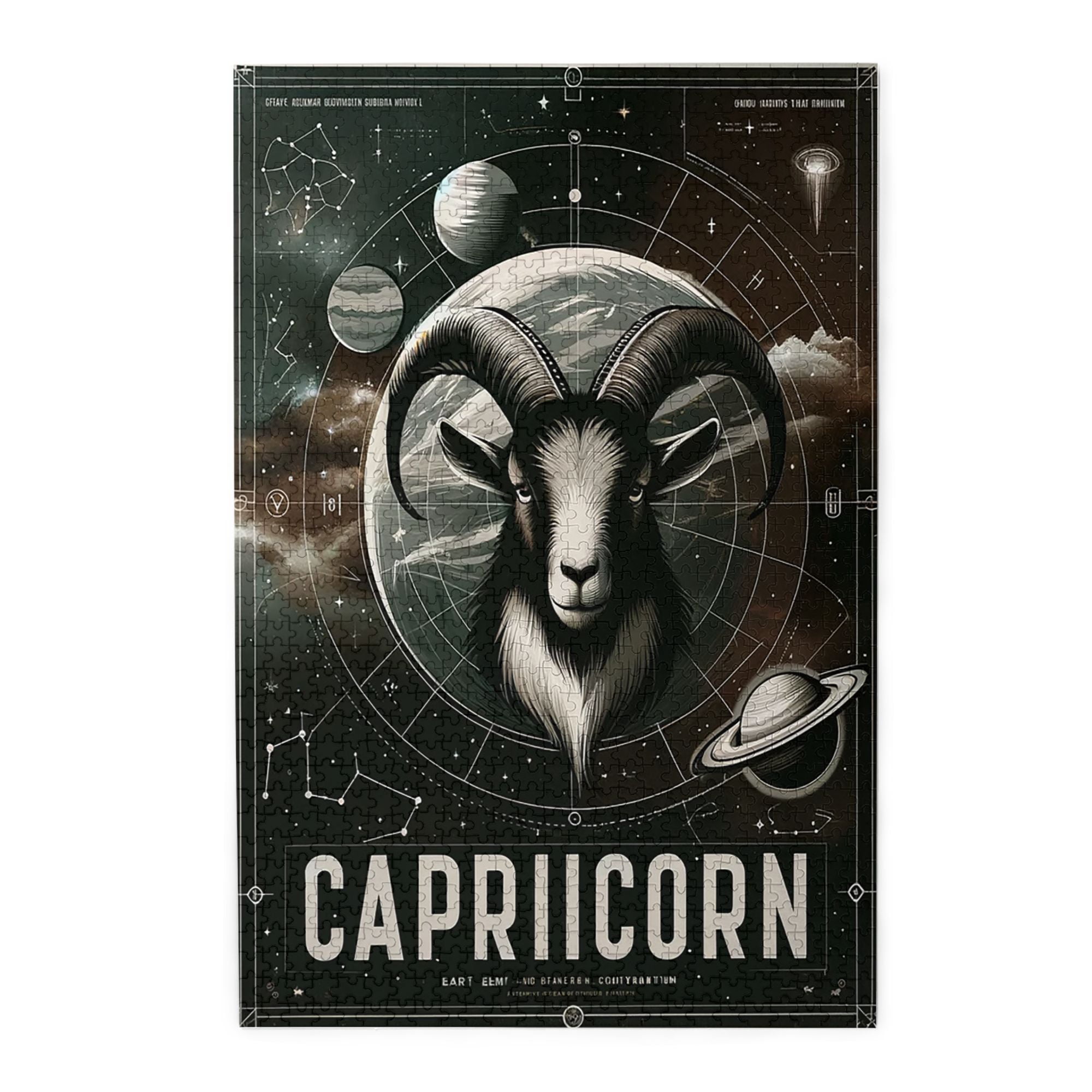 1000 PCS Capricorn Zodiac Sign 1000 Pcs Art Jigsaw Puzzles,Unique And ...
