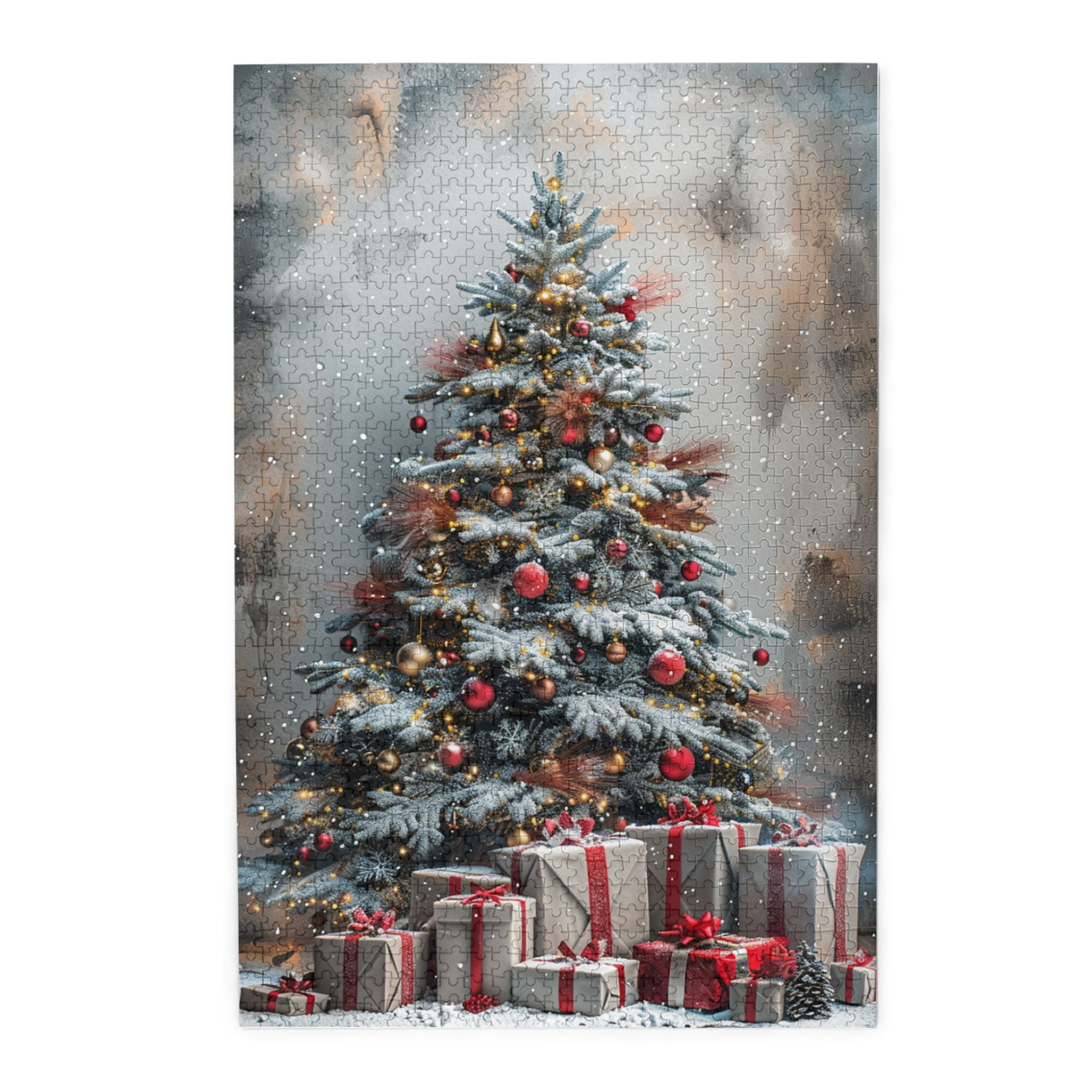 1000 PCS Christmas Tree & Gift Wooden puzzles for adults 1000 pieces ...