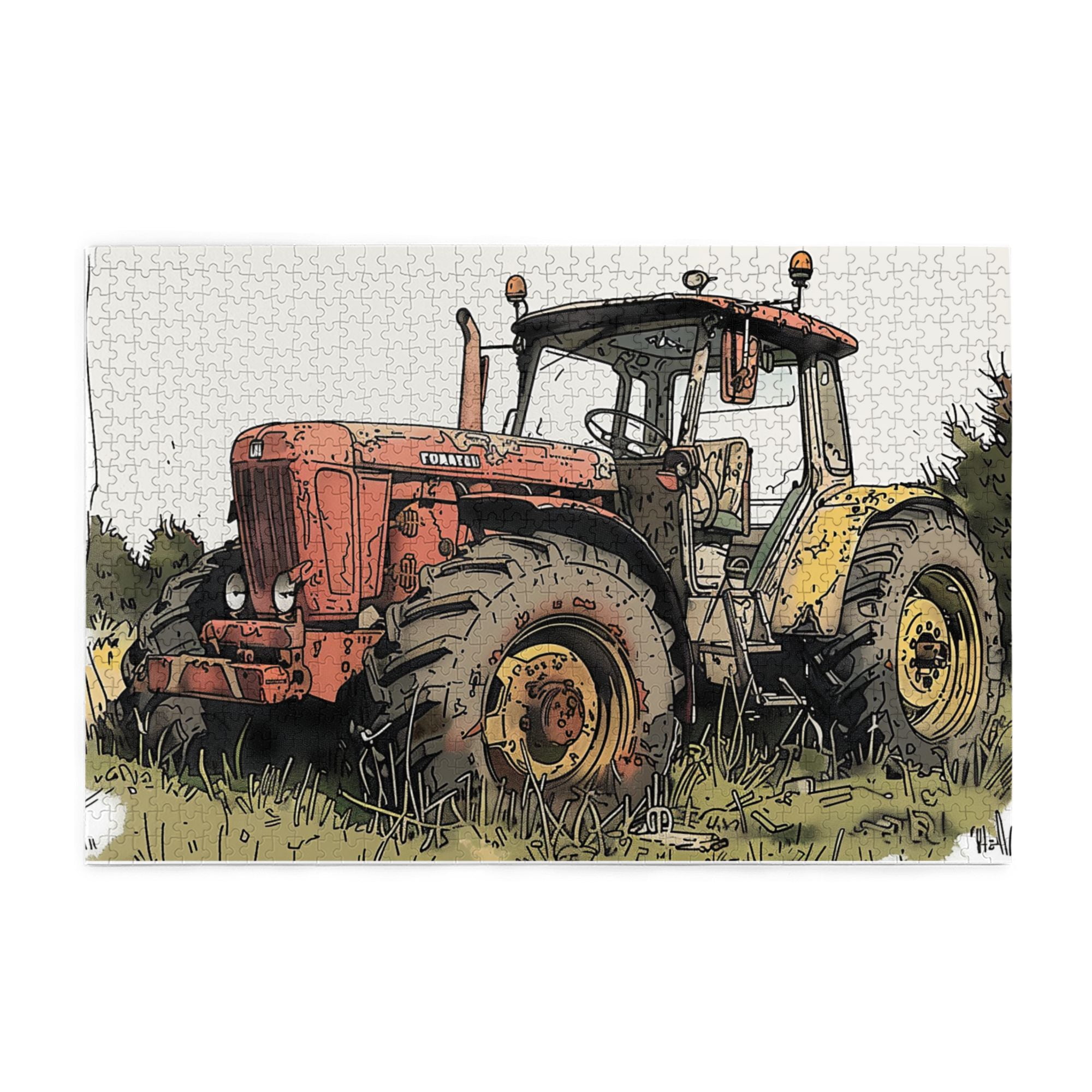 1000 PCS Classic Tractor Puzzles For Adults 1000 Pieces,Challenging ...