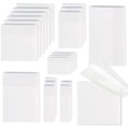 1000 PCS Clear Sticky Notes, 6 Sizes Translucent Self-Adhesive Pads ...