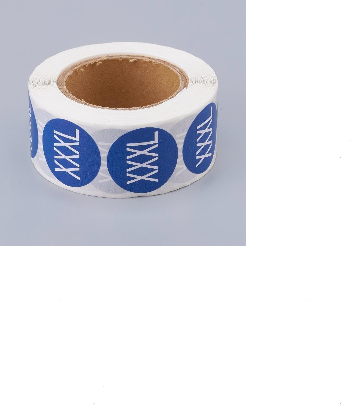1000 PCS Clothing Size Stickers Labels Blue Coded Round Self Adhesive ...