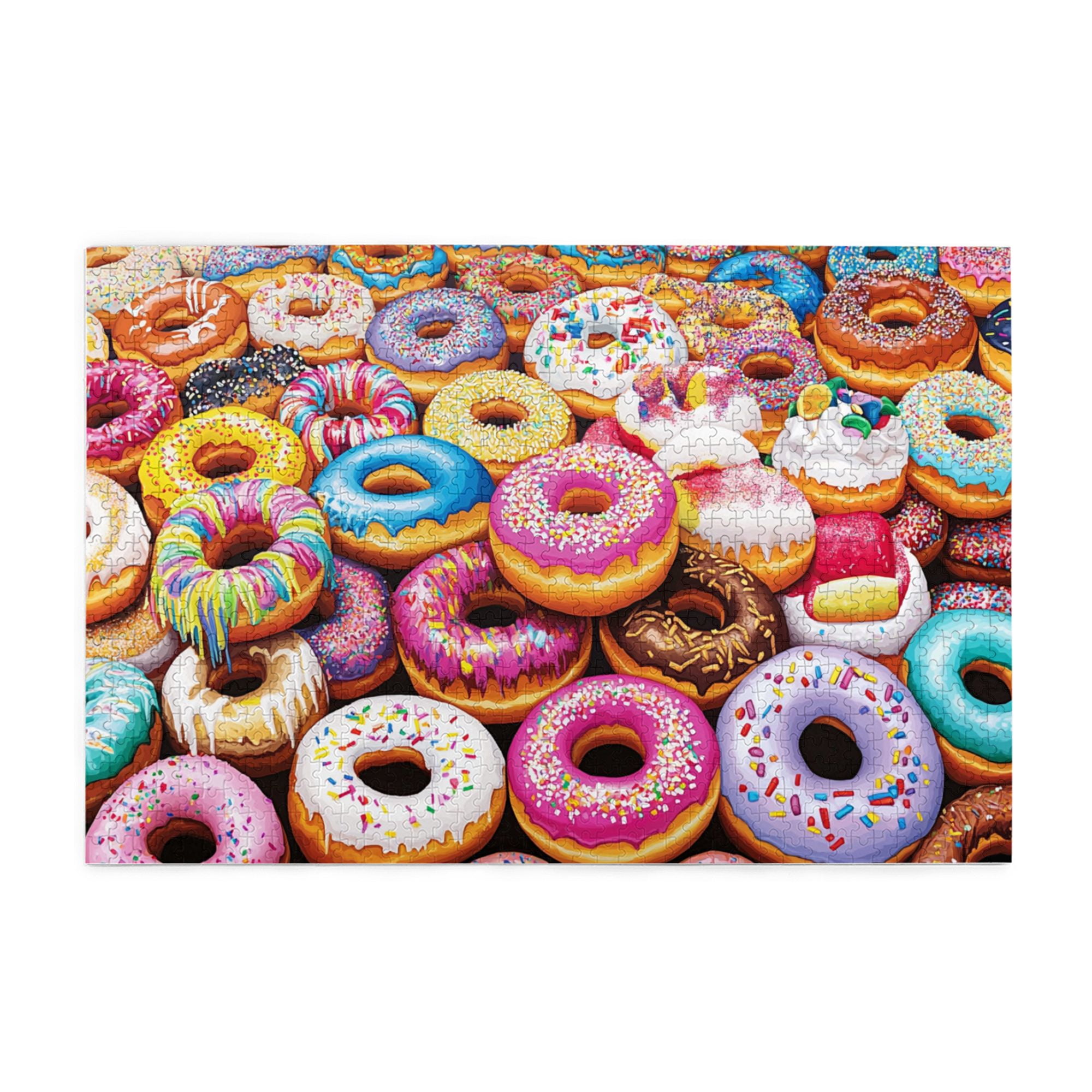 1000 PCS Colorful Donuts Puzzles For Adults 1000 Pieces,Unique And ...