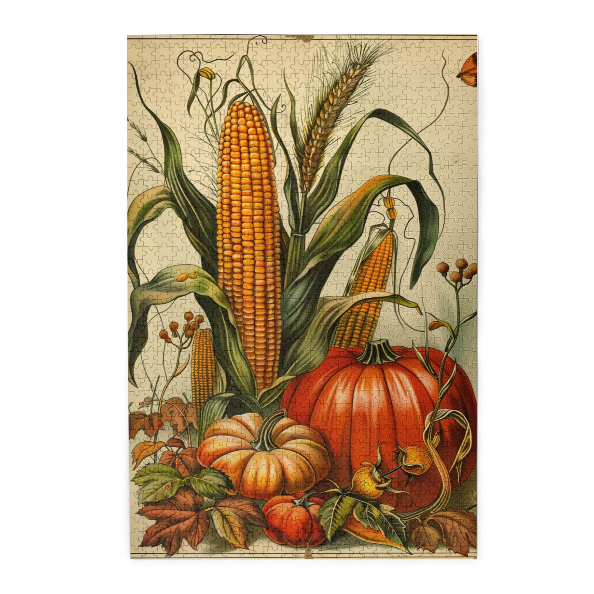 1000 PCS Corn & Pumpkin - 1000 Piece Crops Jigsaw Puzzles,Unique And ...