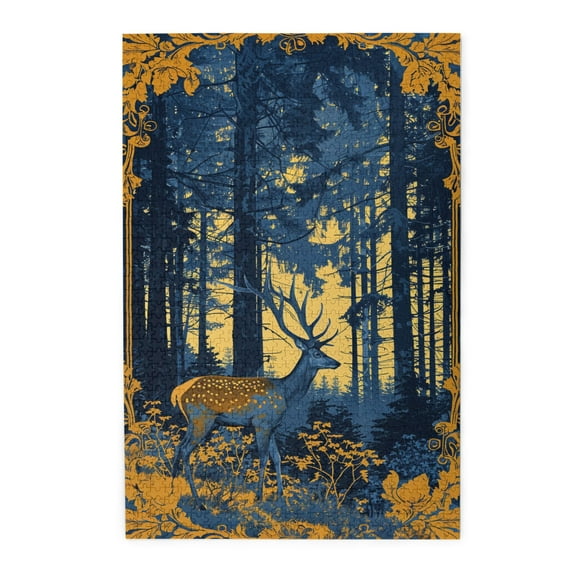1000 PCS Deer In The Forests - 1000 Piece Animal Jigsaw Puzzles,Unique ...