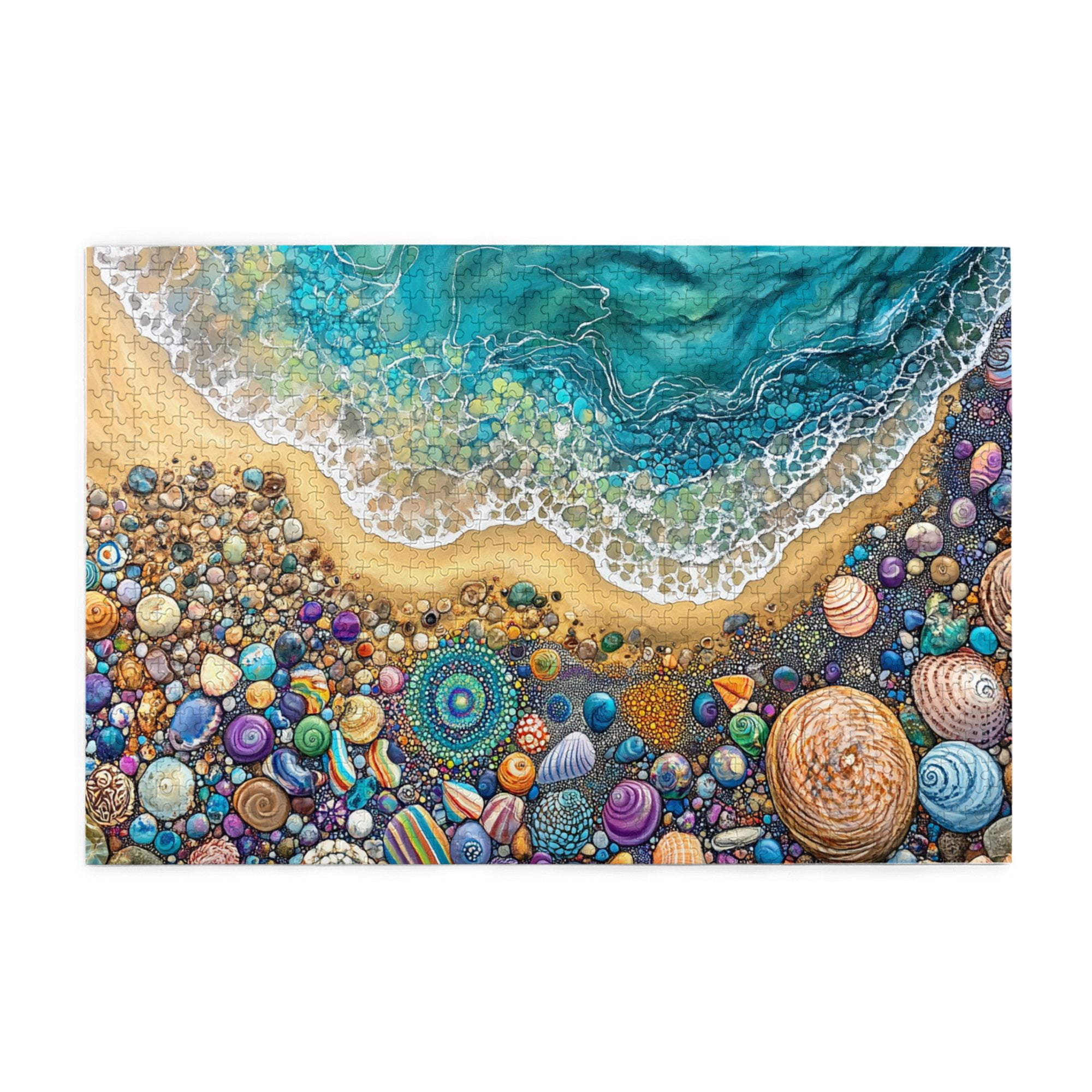 1000 PCS Dreamy Beach 1000 piece puzzle for adults,Unique Artwork for ...