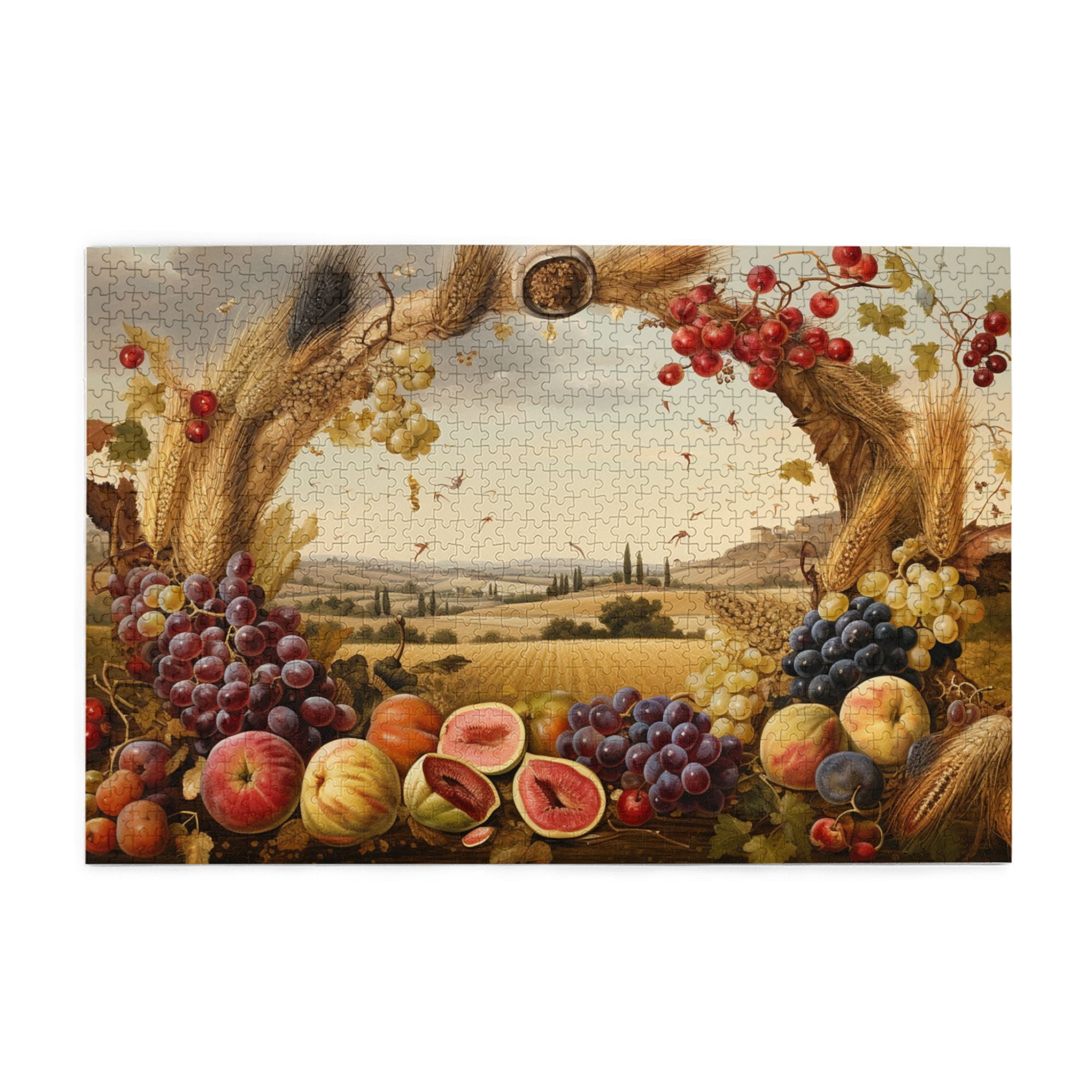 1000 PCS Fruits & Wheat Fields Puzzles For Adults 1000 Pieces ...