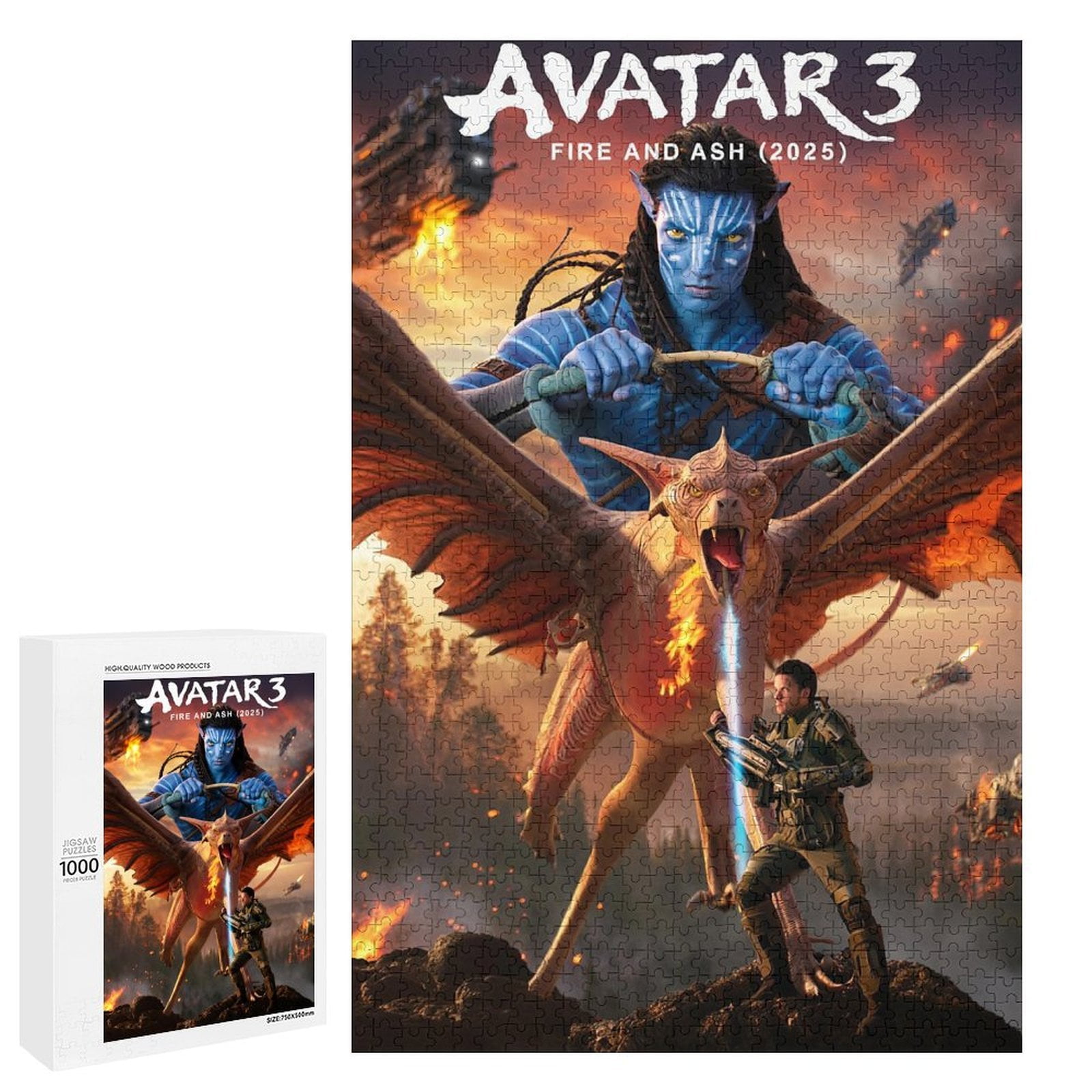1000 PCS Jigsaw Puzzle - Avatar Puzzle Enthusiasts - Walmart.com