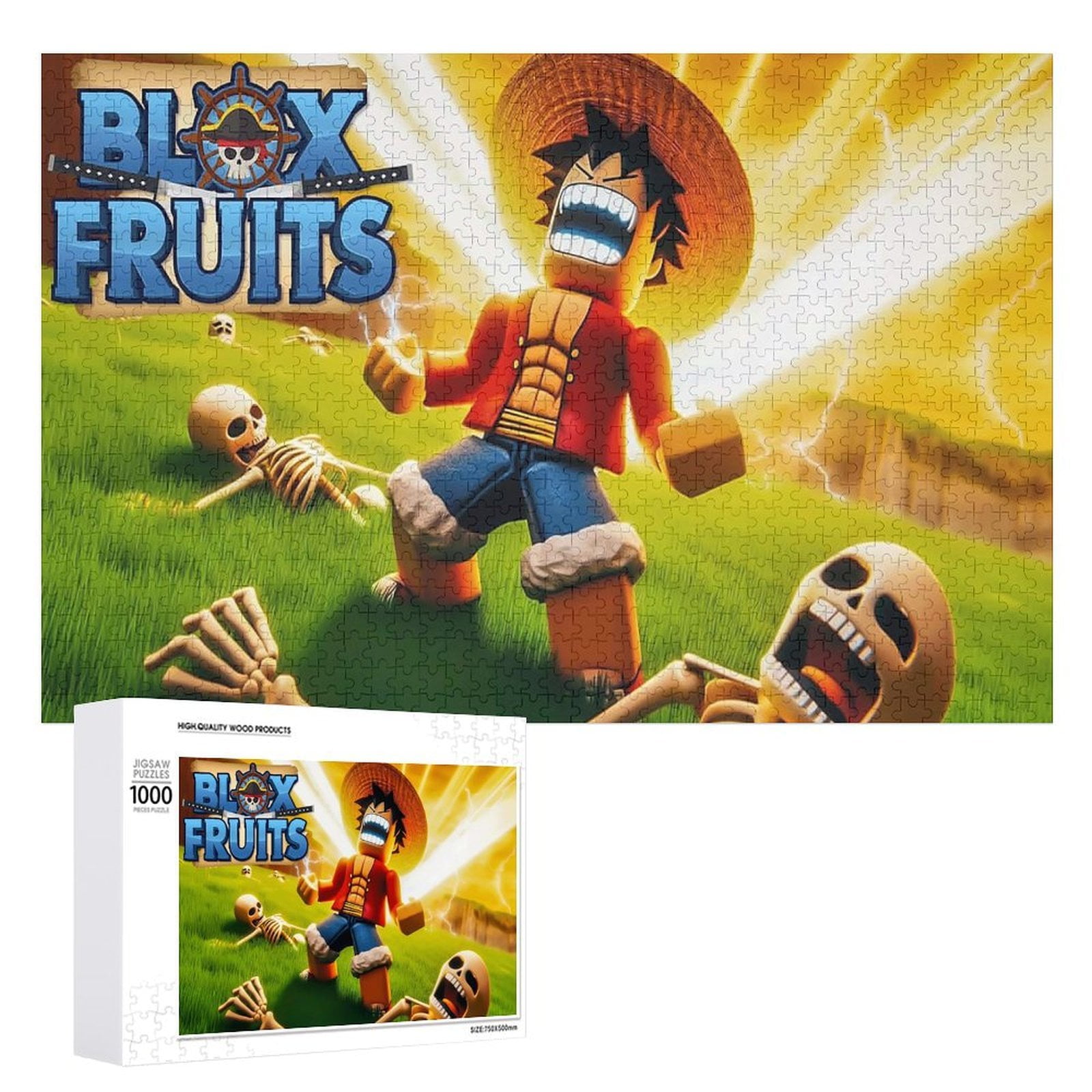 1000 PCS Jigsaw Puzzle - Blox Fruits Puzzle Enthusiasts - Walmart.com