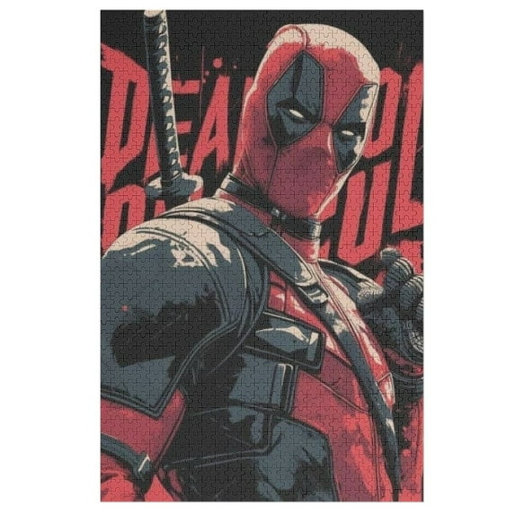 1000 PCS Jigsaw Puzzle Deadpool Wooden Puzzle Challenging Game Fun ...