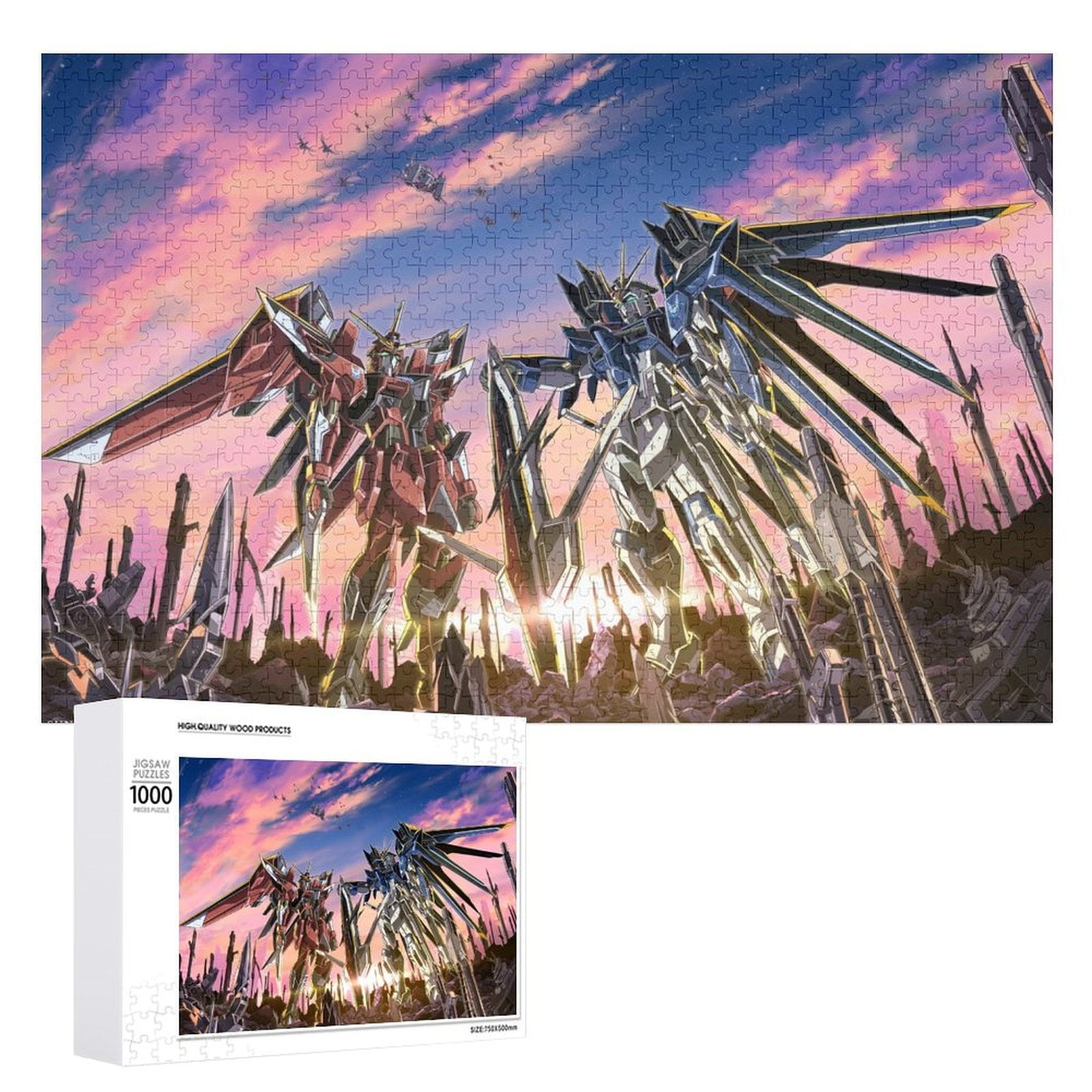 1000 PCS Jigsaw Puzzle - Mobile Suit Gundam Puzzle Enthusiasts ...