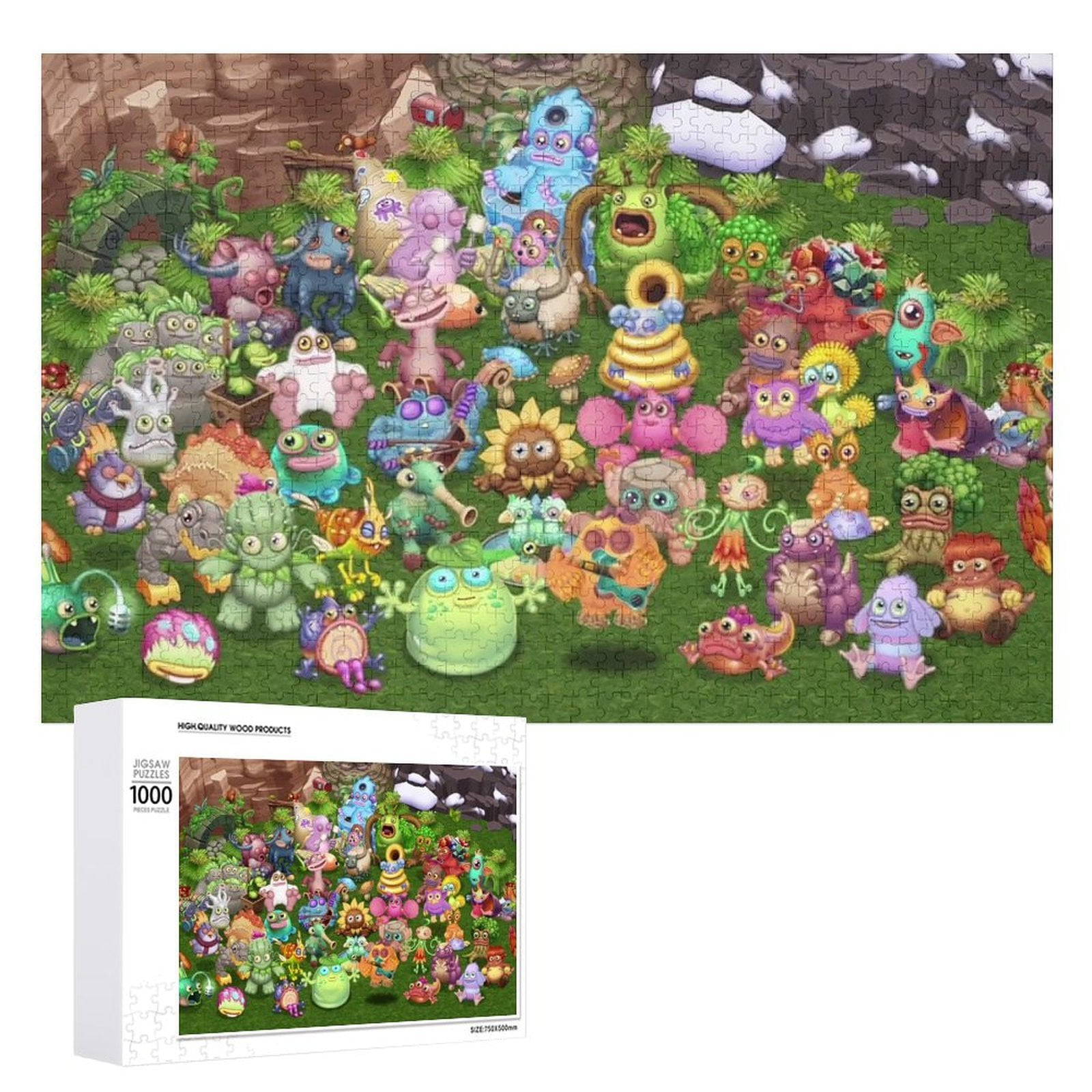 1000 PCS Jigsaw Puzzle - My Singing Monsters Puzzle Enthusiasts ...