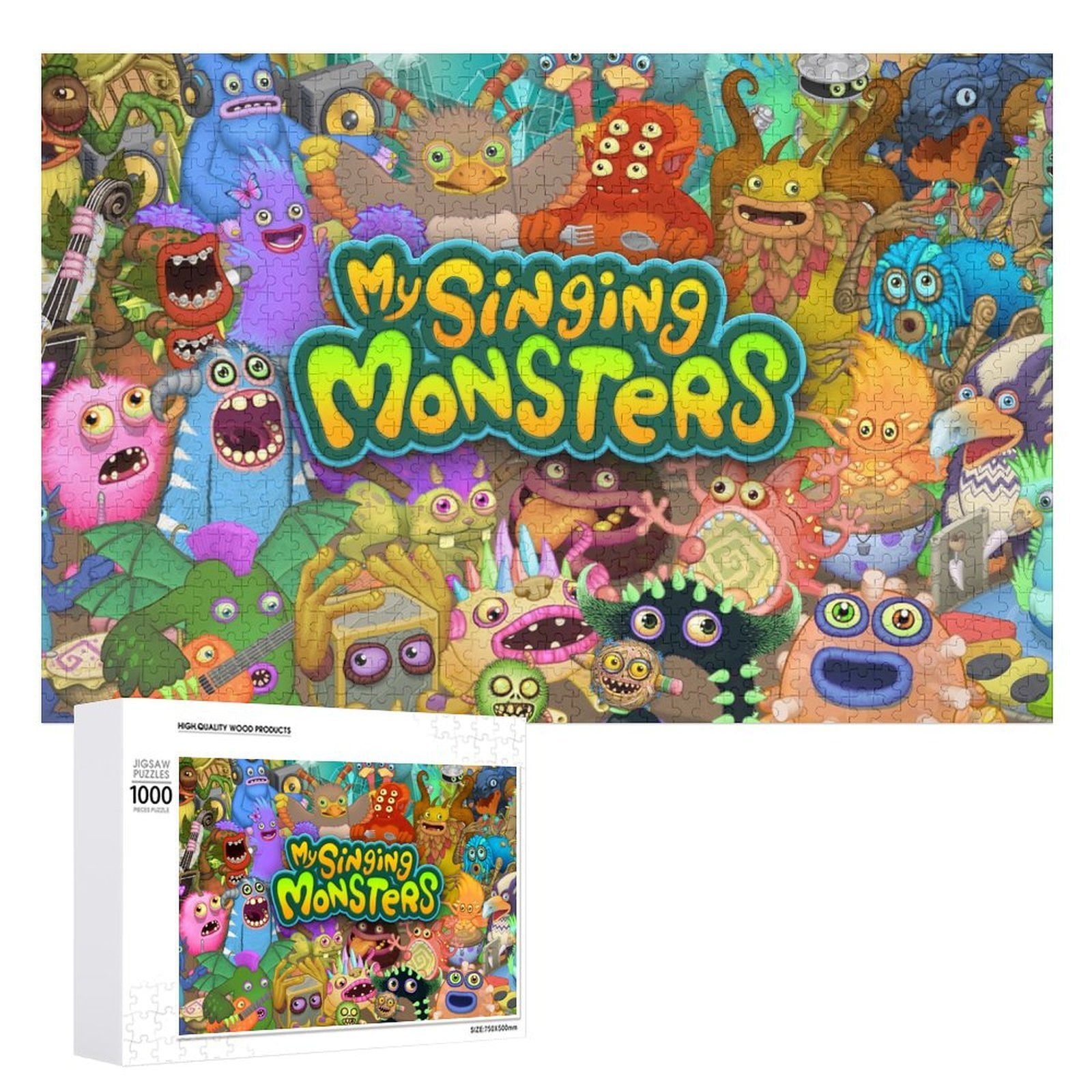 1000 PCS Jigsaw Puzzle - My Singing Monsters Puzzle Enthusiasts ...
