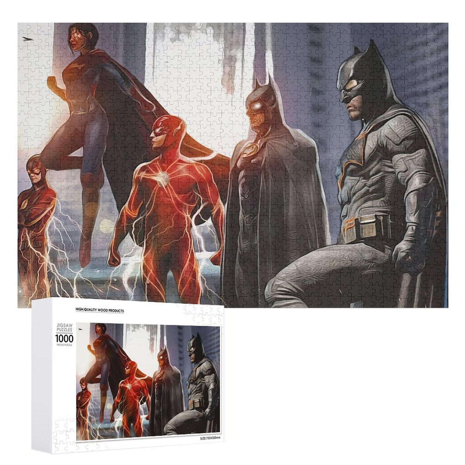 1000 PCS Jigsaw Puzzle - The Flash Puzzle Enthusiasts - Walmart.com